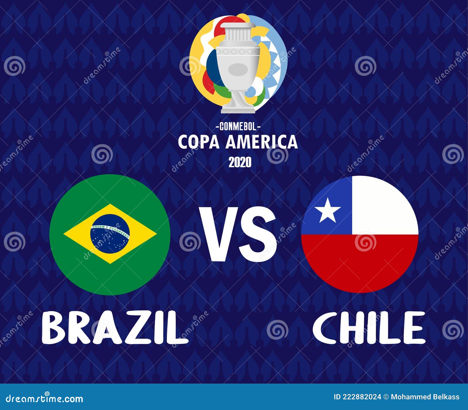 Copa America 2020 Quarter Finals Brazil Vs Chile Editorial Stock Image ...