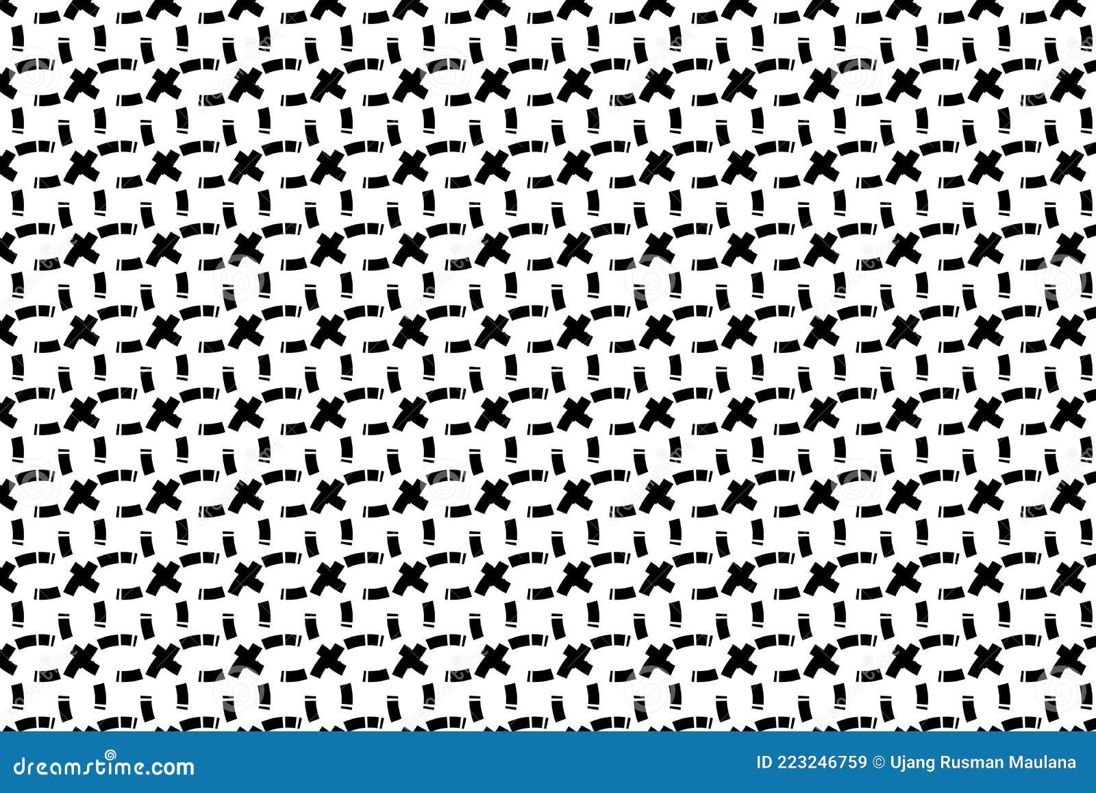Circle Dash Cut Pattern Suitable for Background Stock Illustration ...