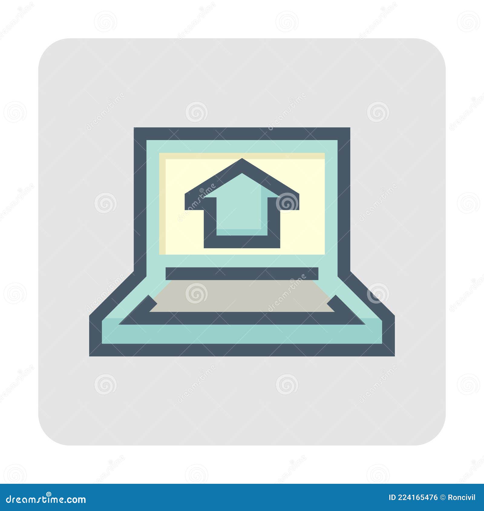 Home Monitoring Vector Icon Design, 48X48 Pixel Perfect and Editable ...