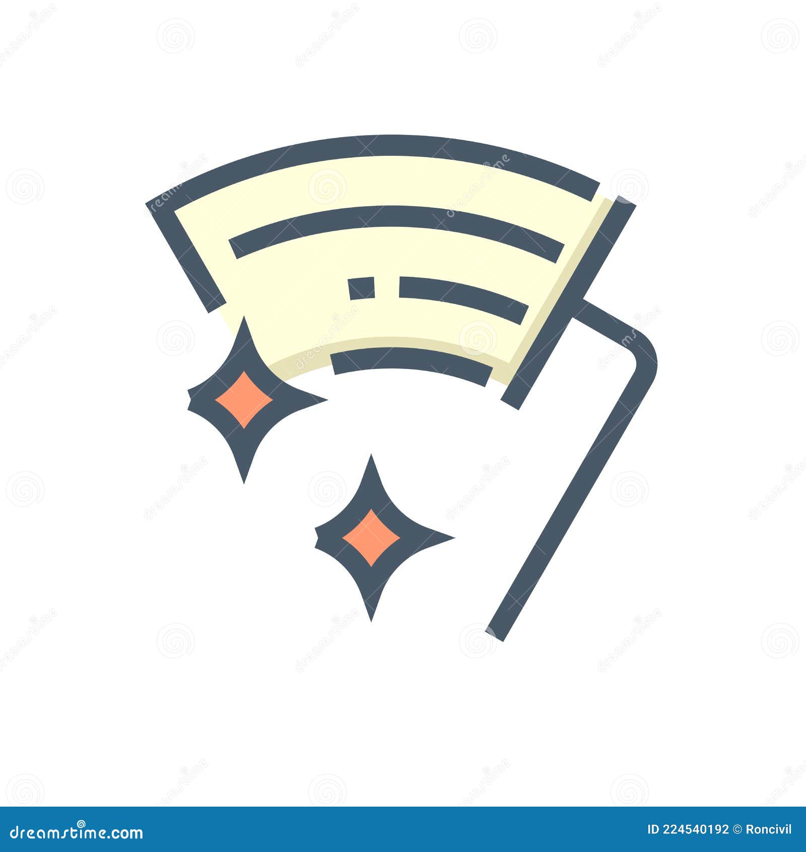 Windscreen or Windshield Wiper Vector Design 48x48 Pixel Perfect and ...