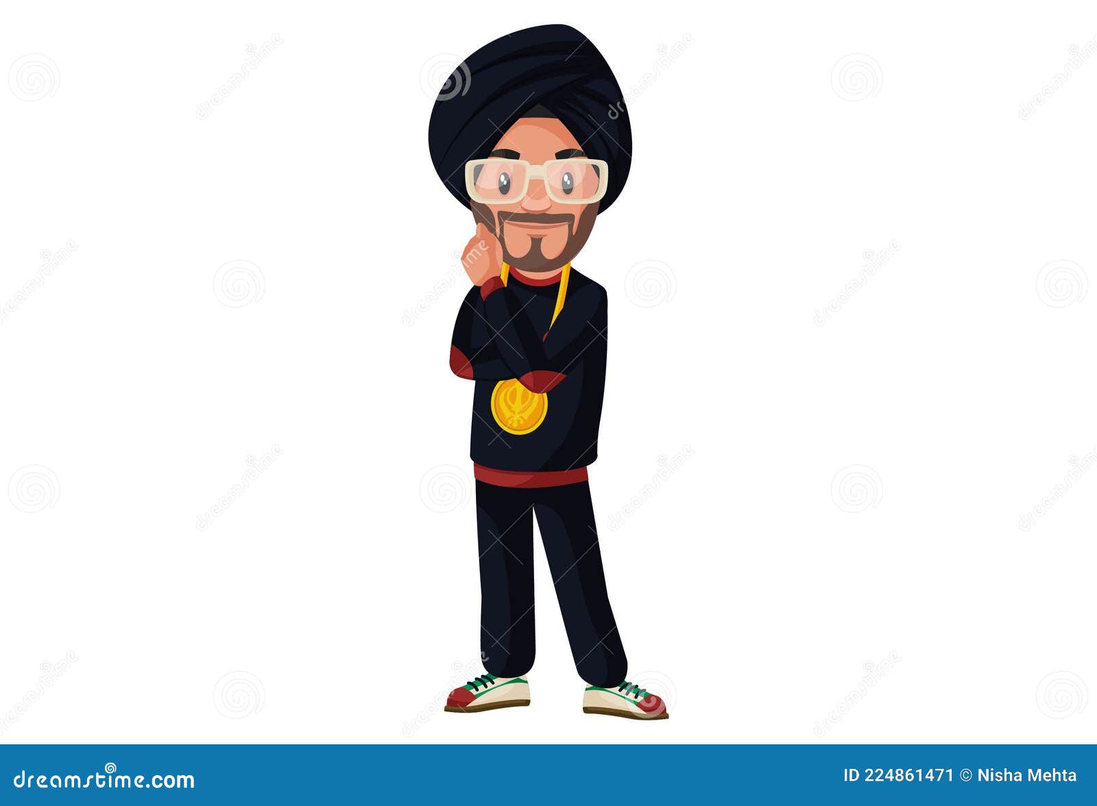 Smiling Singer Girl Graphics Royalty-Free Stock Photo | CartoonDealer ...