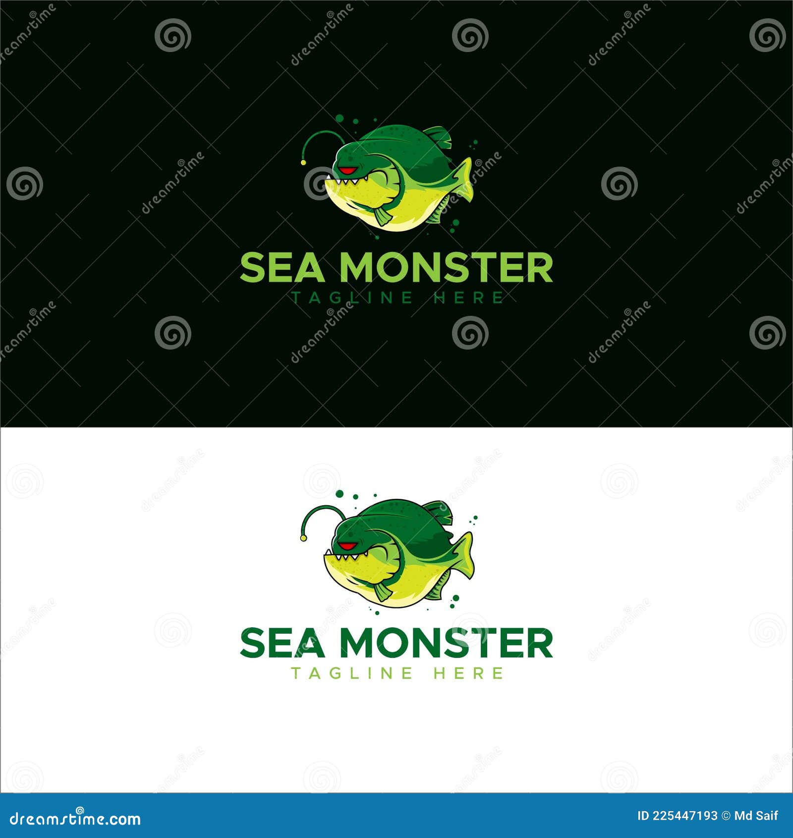River Monster Logo. Fish Logo. Monster Logo. River Monster. Green Fish ...