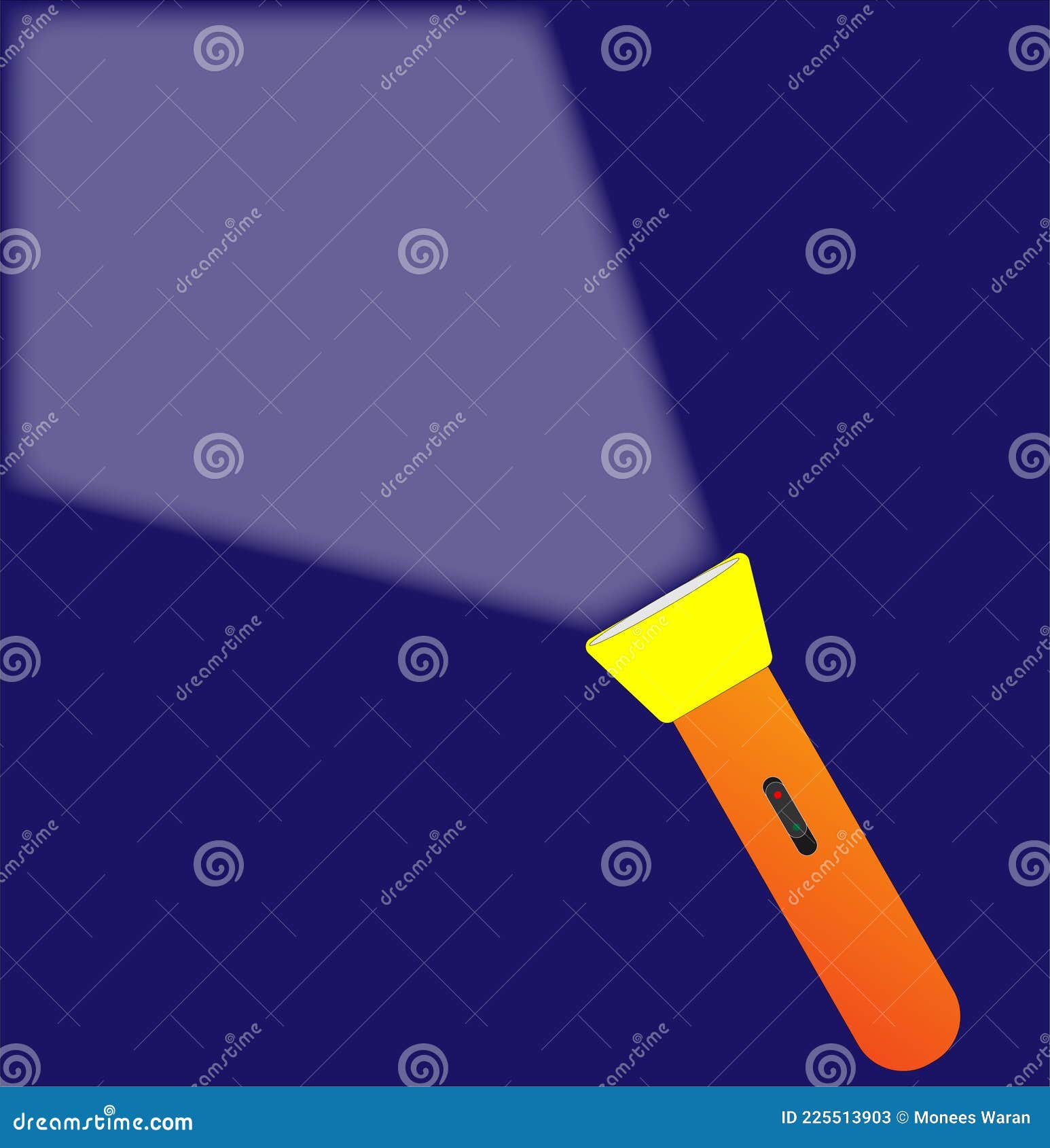 Yellow and Orange Torch Light Art & Illustration Stock Vector ...