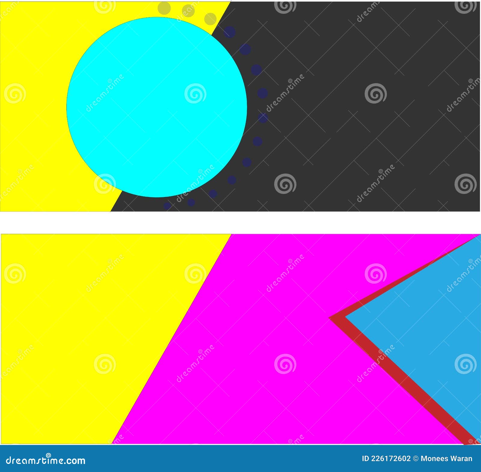 Banner Design Template that Can in Simple Form Stock Vector ...