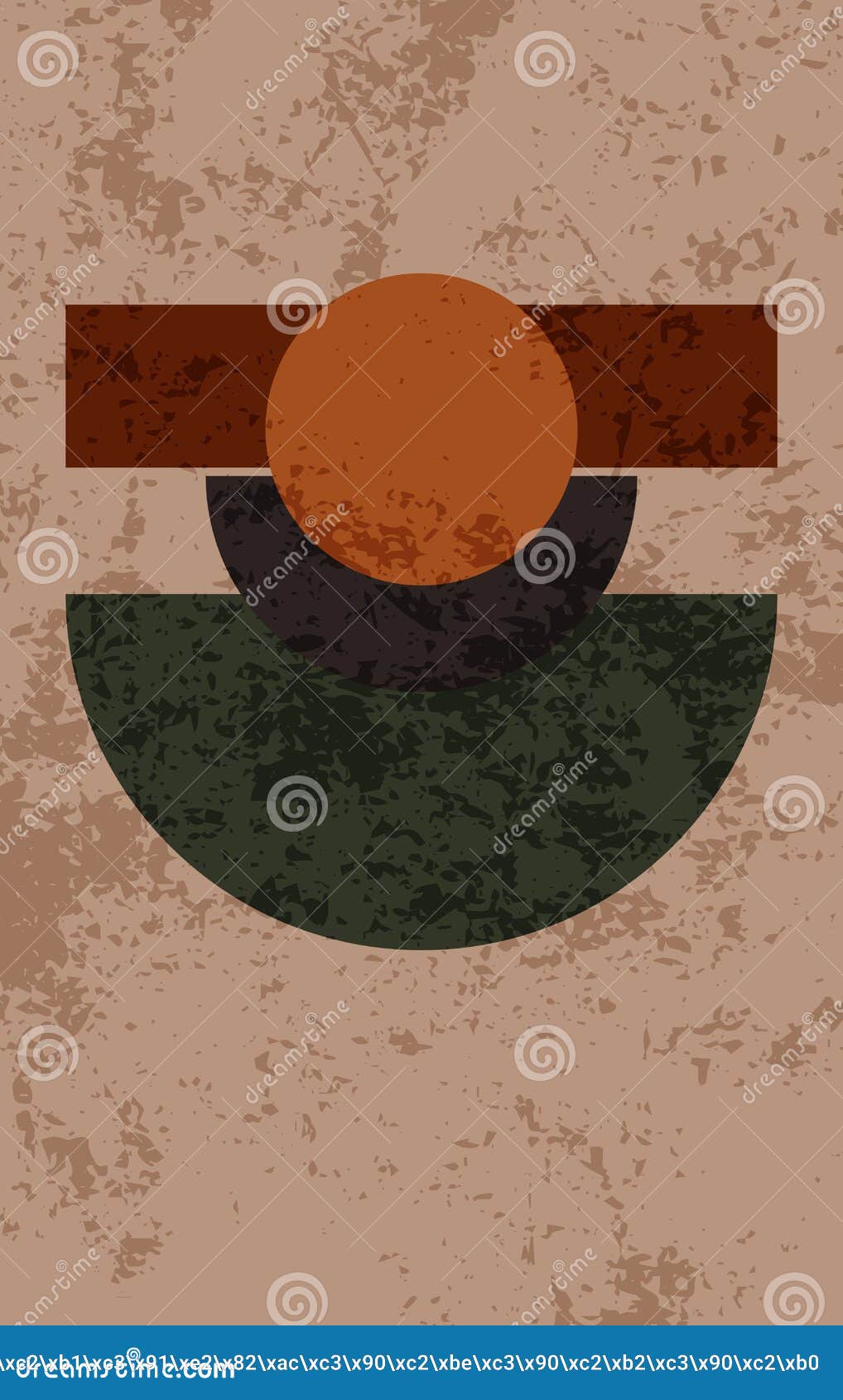 Abstract Figures With Action Words, Motivational Poster Series Cartoon ...