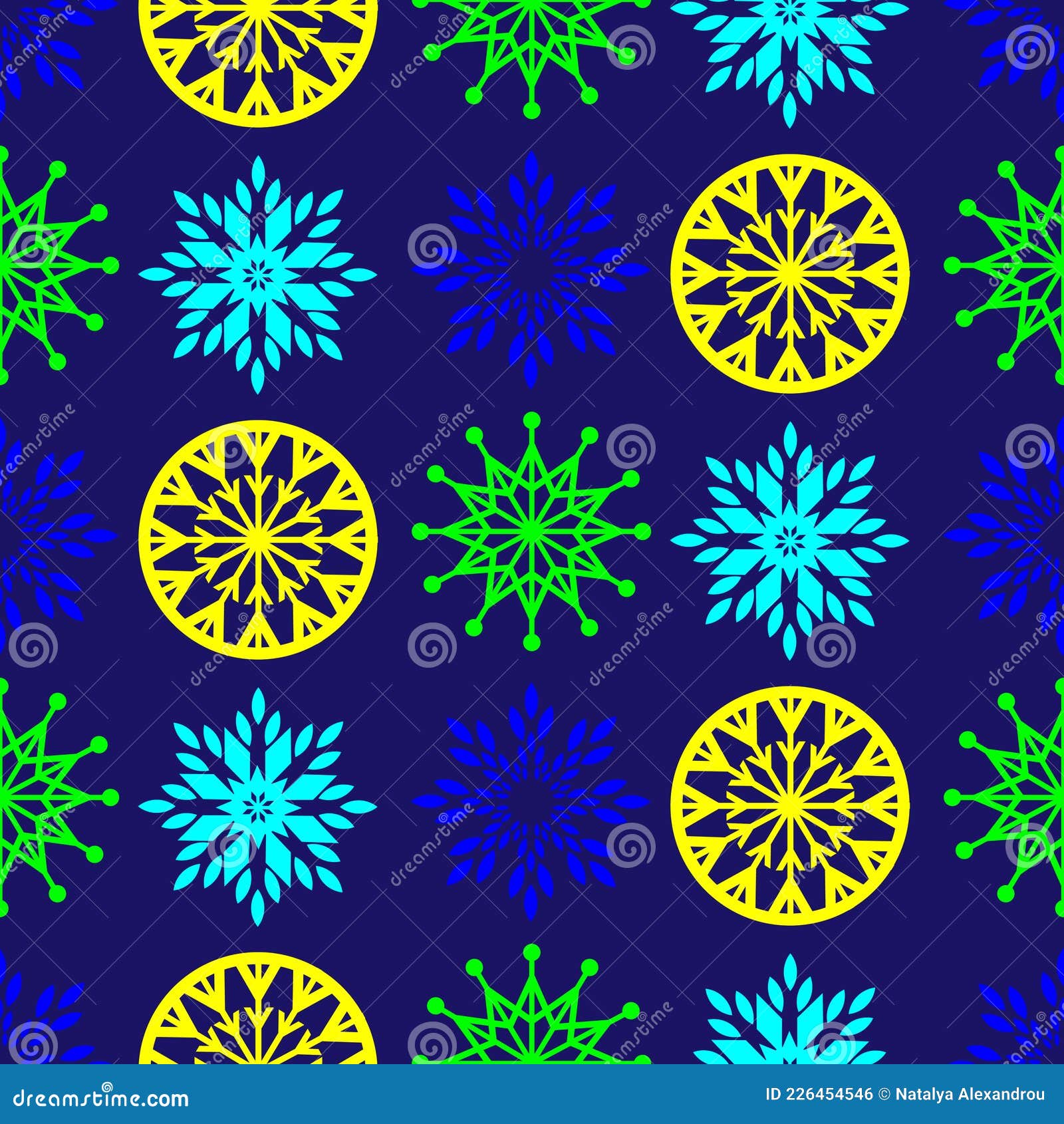 Summer Abstract Colourful Pattern in Retro Style, Blue Background ...