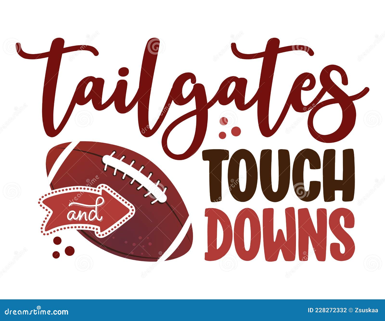 Tailgates and Touchdowns - Lovely Lettering Quote for Football Season ...
