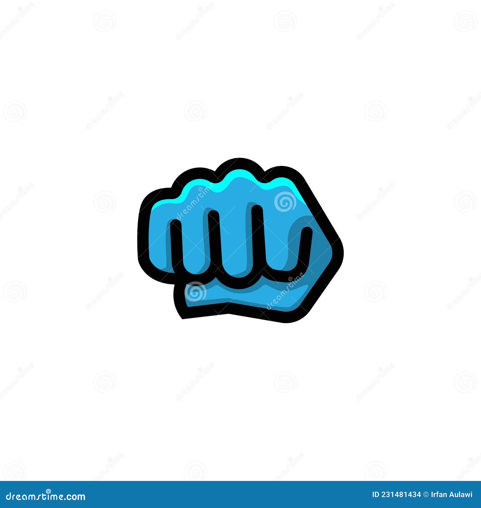 Punch logo vector stock vector. Illustration of fight - 231481434