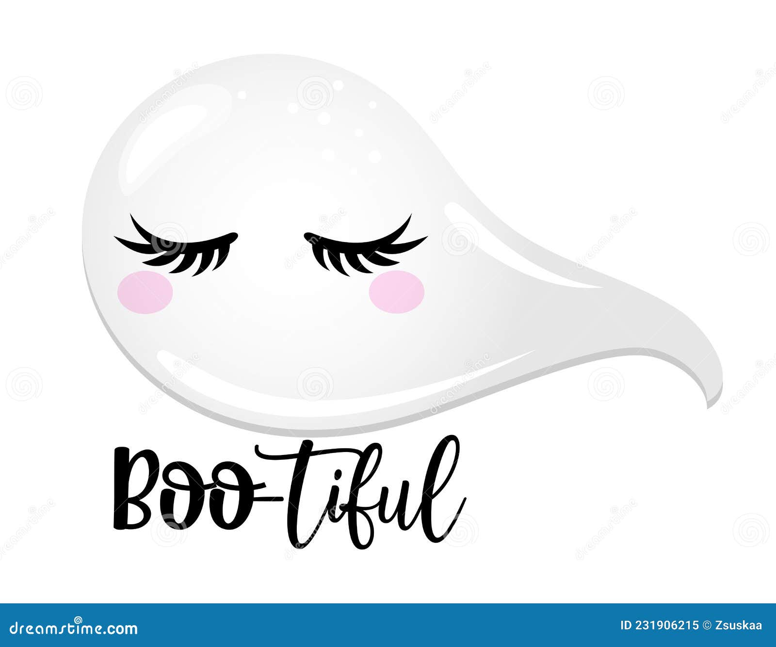 Boo-tiful Beautiful, Happy Halloween - Beautiful Ghost Girl. Spooky ...