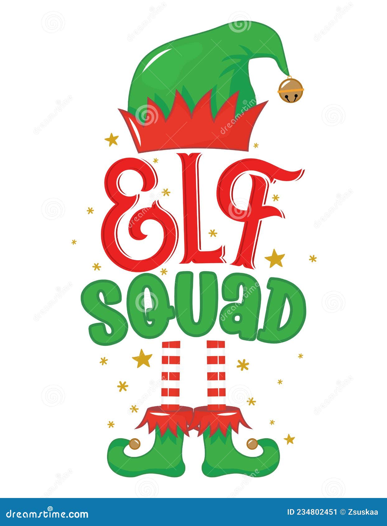 Elf Squad - Phrase for Christmas Baby, Kid Clothes or Ugly Sweaters ...