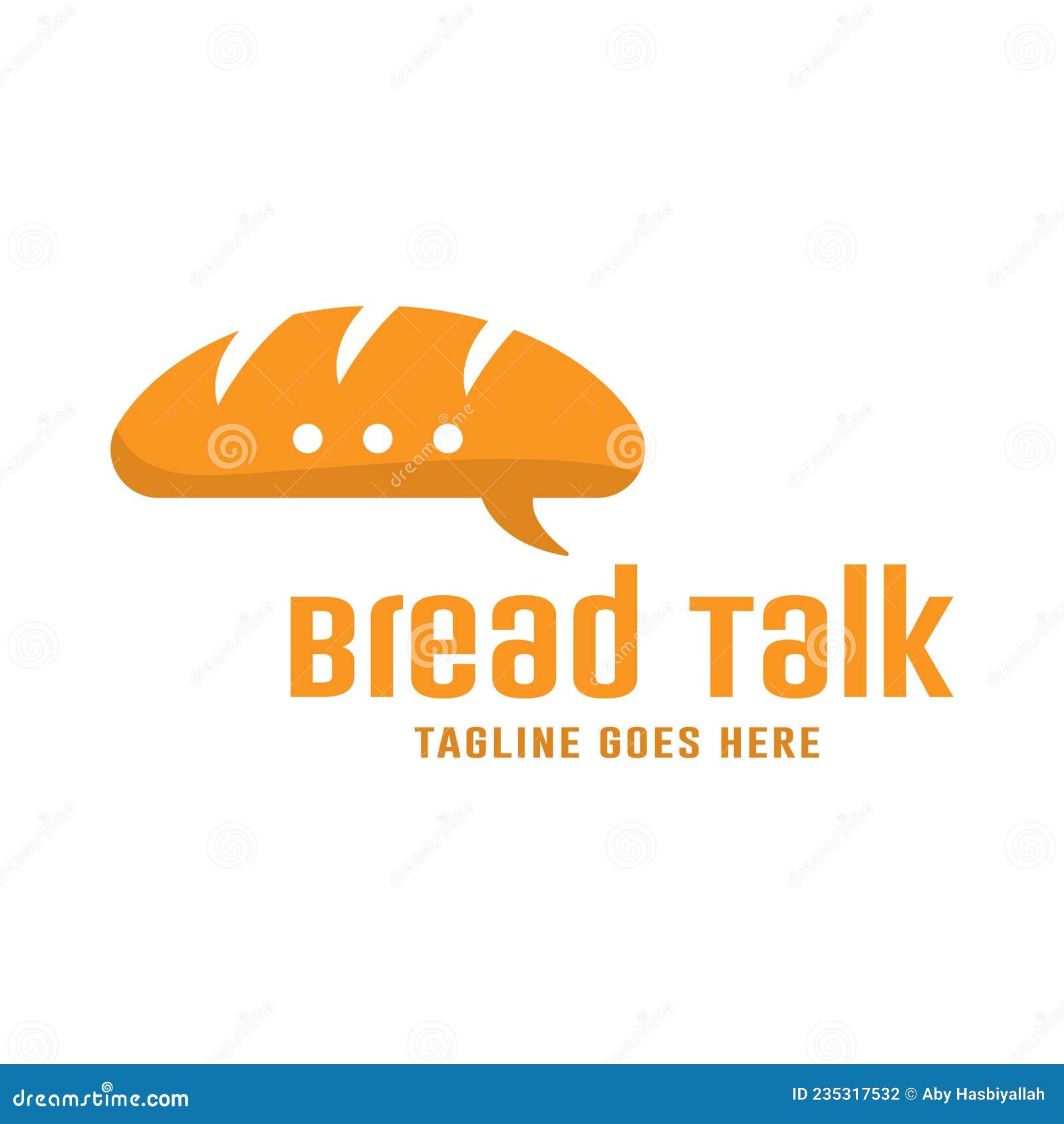Bread Talk Logo Design Template Stock Vector - Illustration of idea ...