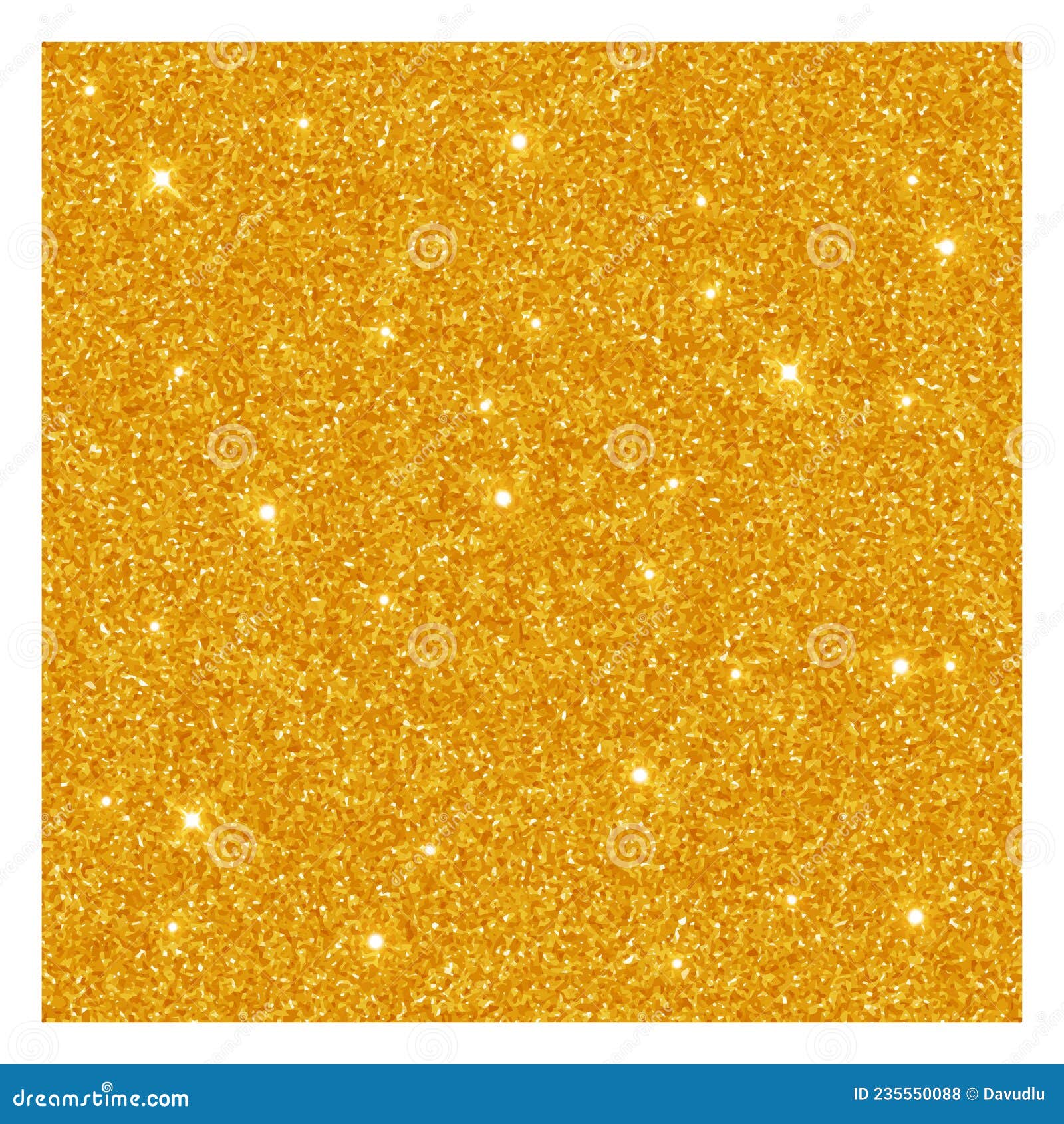 Gold Glitter Texture with Sparkles Seamless Pattern. Stock Vector ...