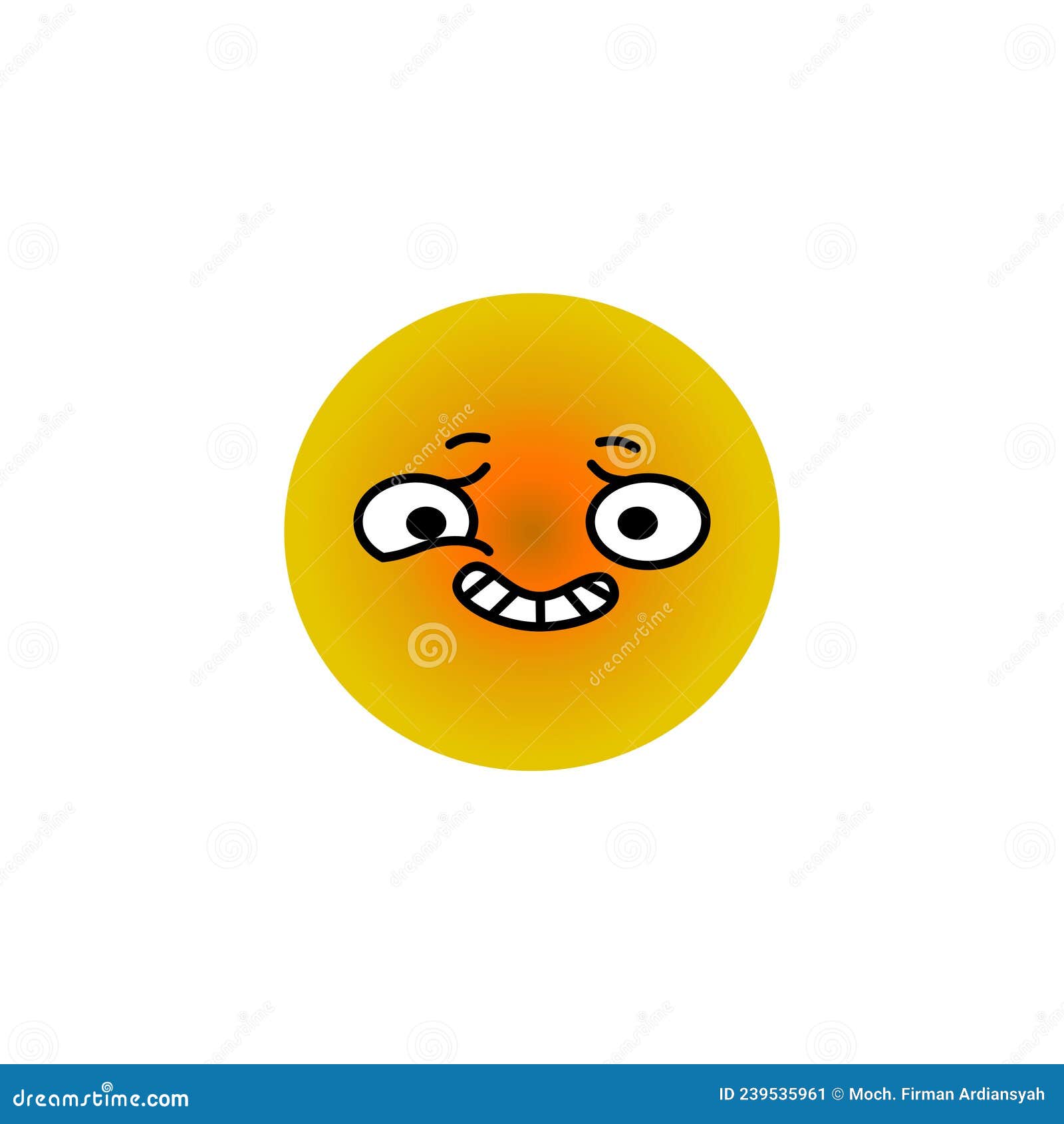 Cartoon Vector of Yellow Emote Stock Vector - Illustration of design ...