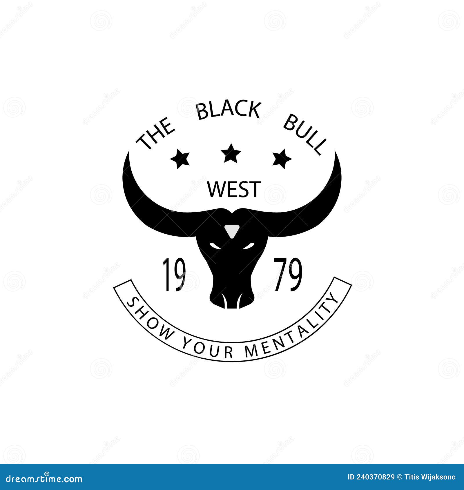 Black Bull Logo Vector and Illustration Made with Adobe Illustrator ...
