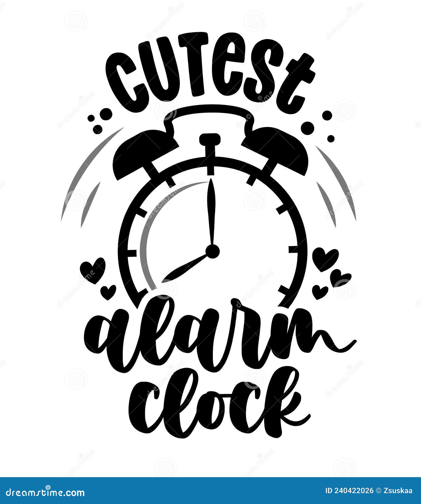 With Clock Newborn Is Sucking A Pacifier Cartoon | CartoonDealer.com ...