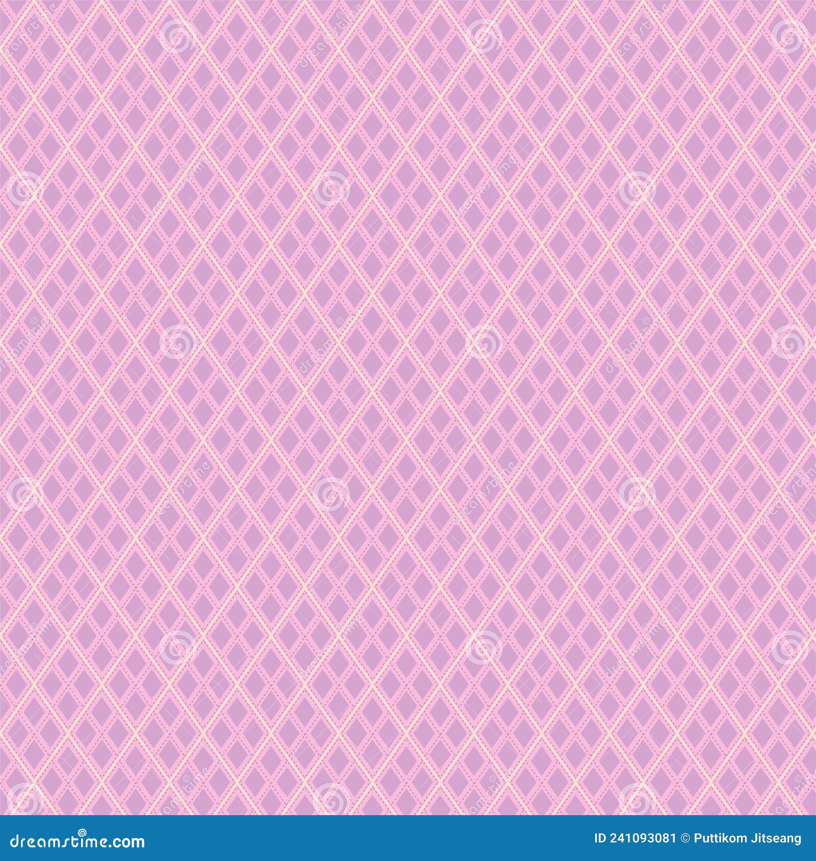 Geometric Square Pastel Color Seamless Pattern Stock Vector ...