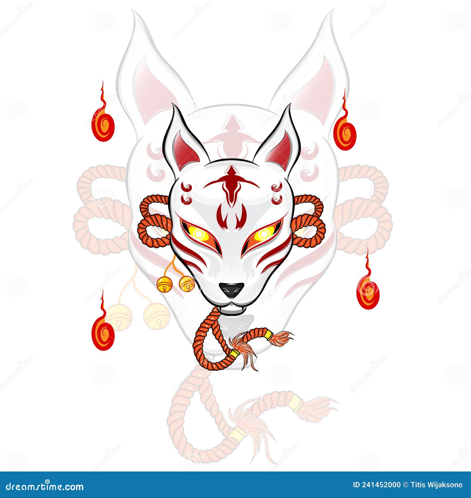 Kitsune Art Vector | CartoonDealer.com #235731069