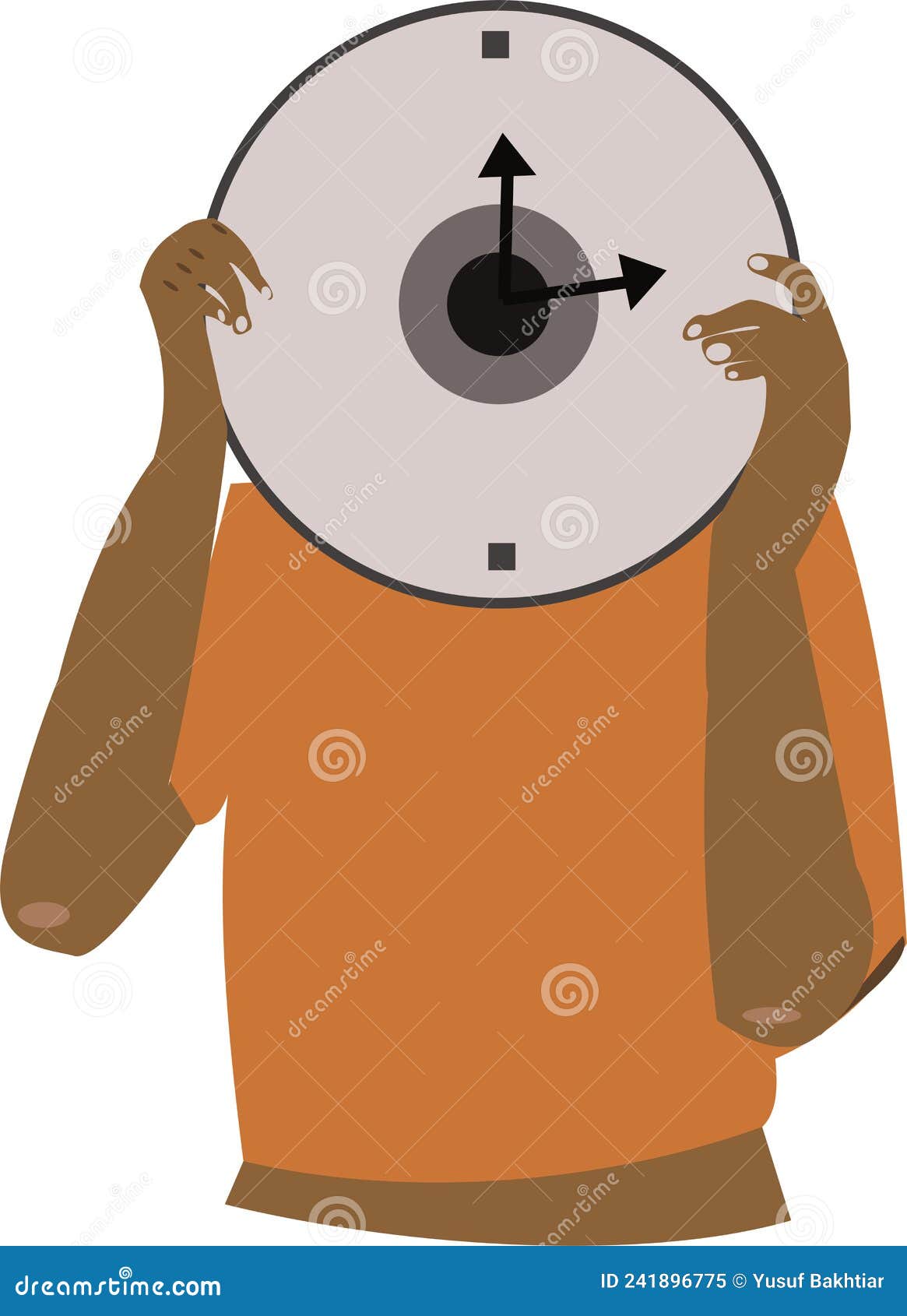 Time Well Spent 3D Words Saying Quote Clock Face Stock Image ...