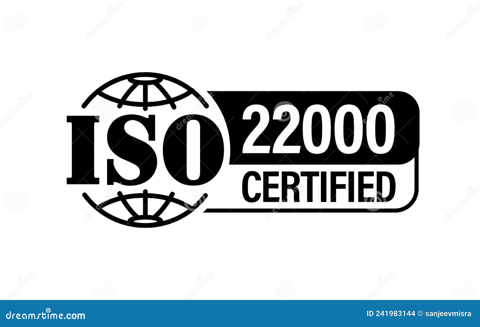 ISO 22000 Certified Vector Icon Stock Vector - Illustration of ...