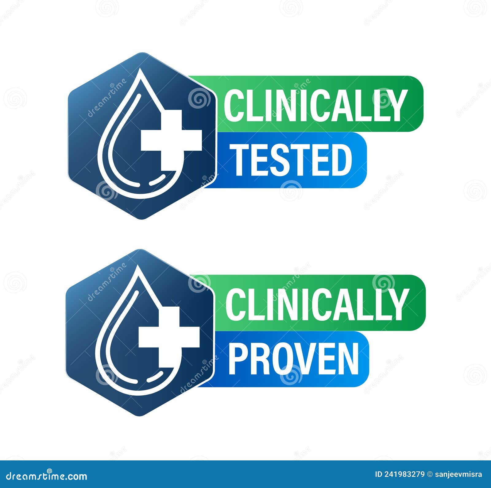 `clinically Tested, Clinically Proven` Vector Icon Stock Vector ...