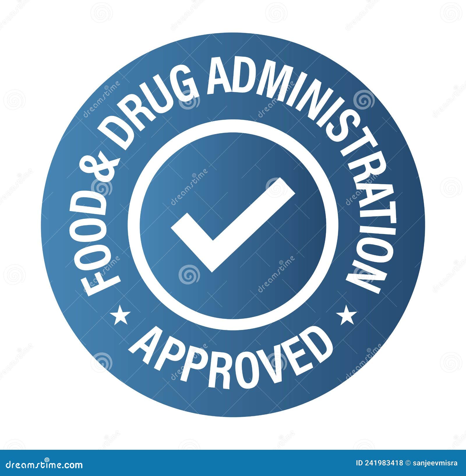 FDA Approved Food And Drug Administration Icon, Symbol, Label, Badge ...