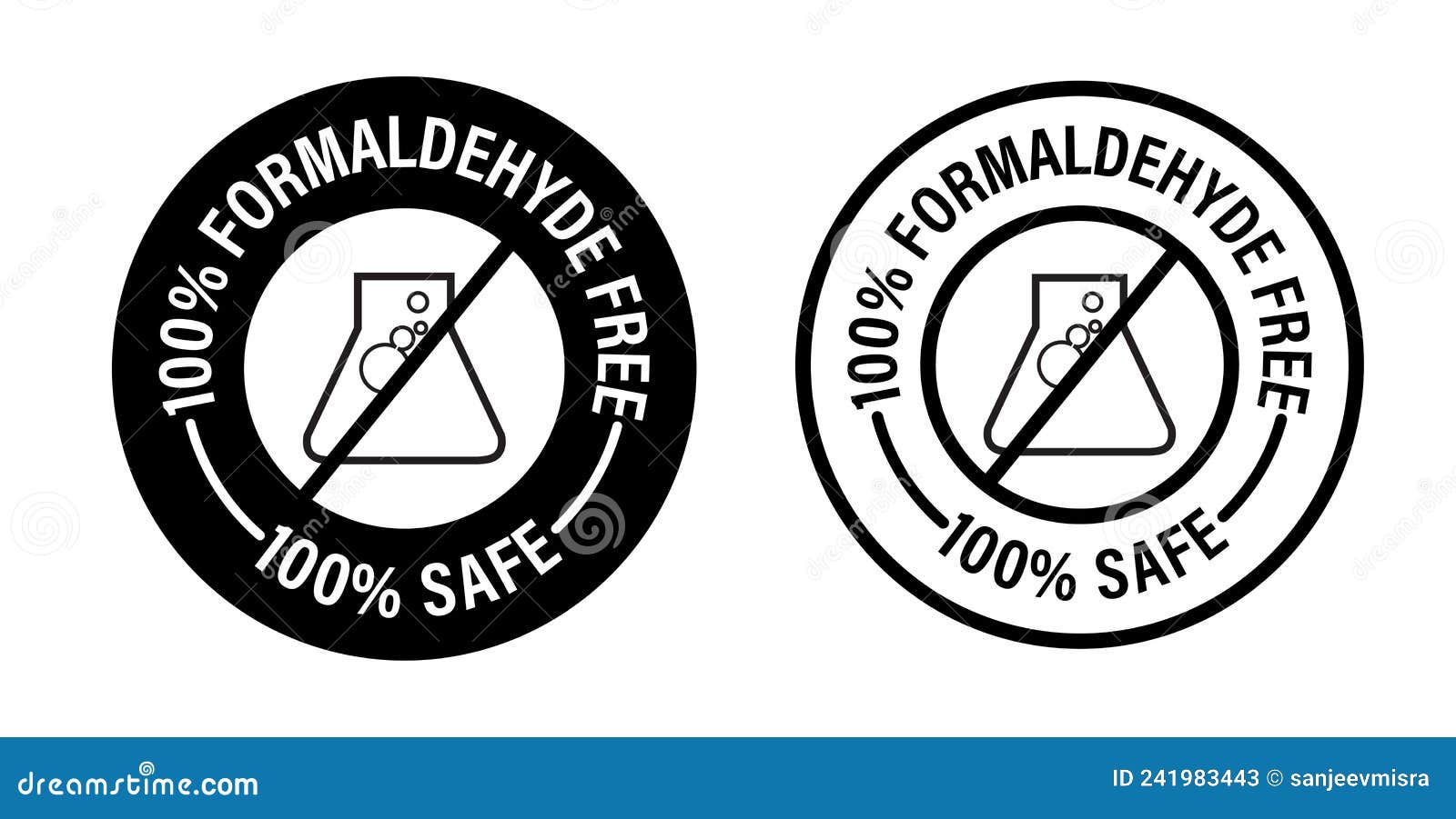 Formaldehyde Vector Illustration. Chemical Gas Substance ...