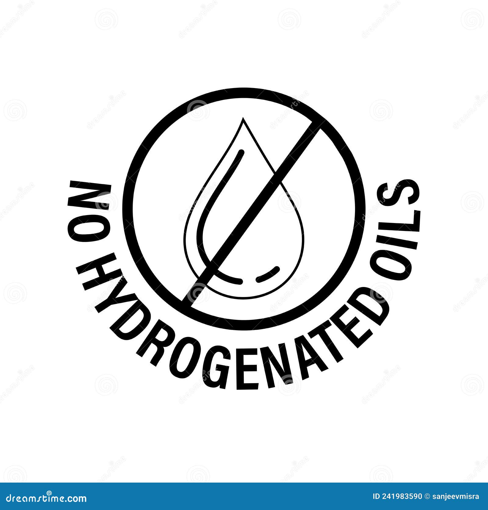 `no Hydrogenated Oils` Vector Stamp Stock Vector - Illustration of ...