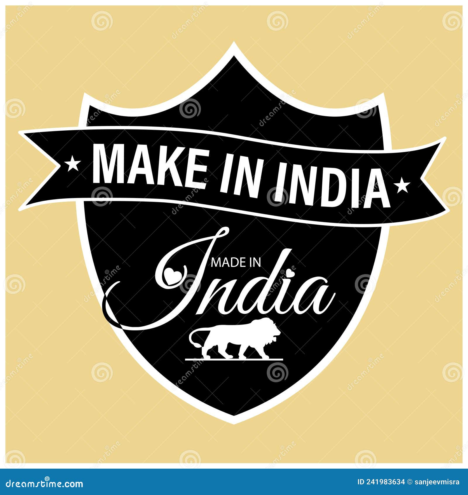 `make in India, Made in India` Vector Icon Stock Vector - Illustration ...