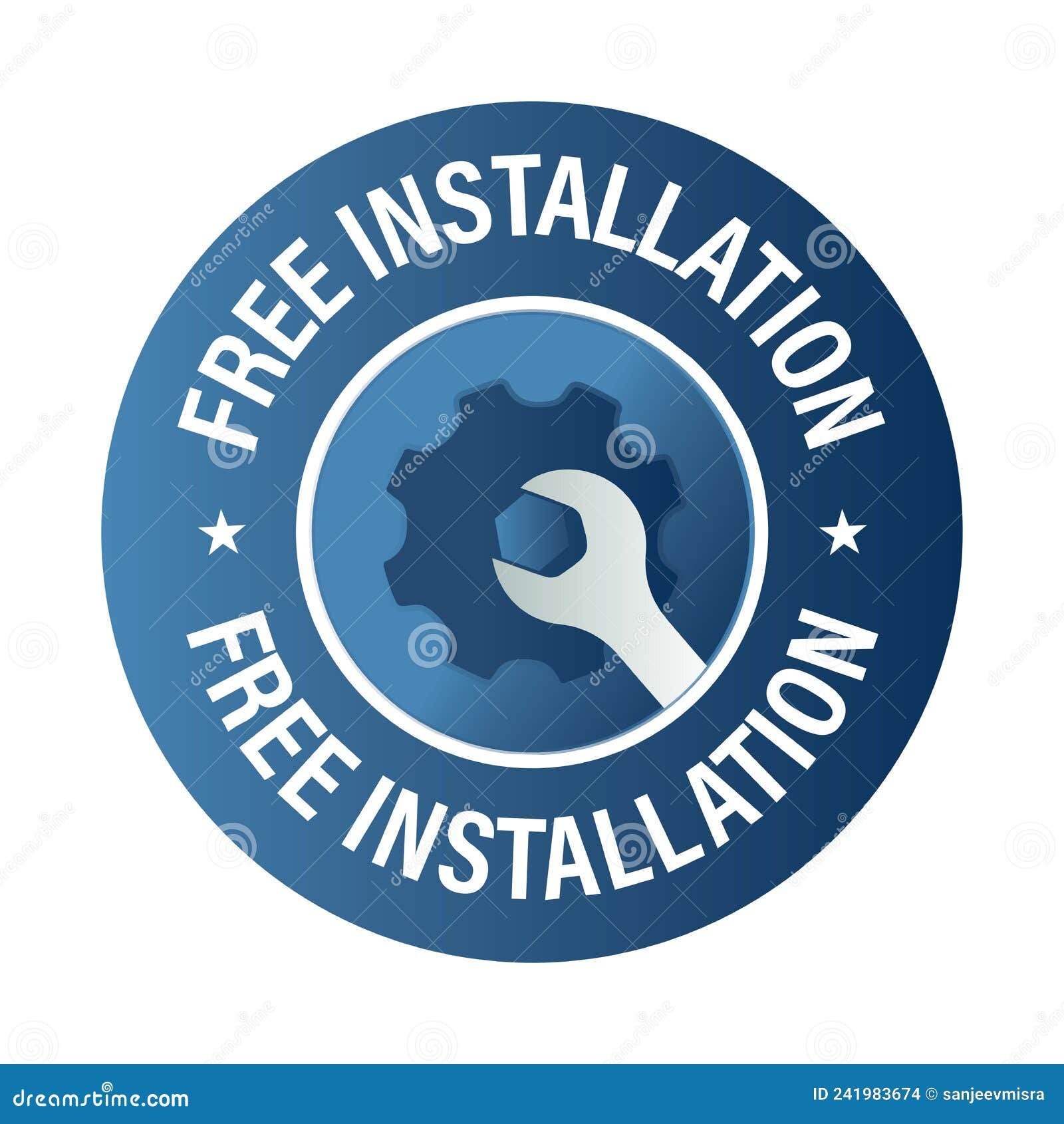 `free Installation` Vector Icon Stock Vector - Illustration of ...