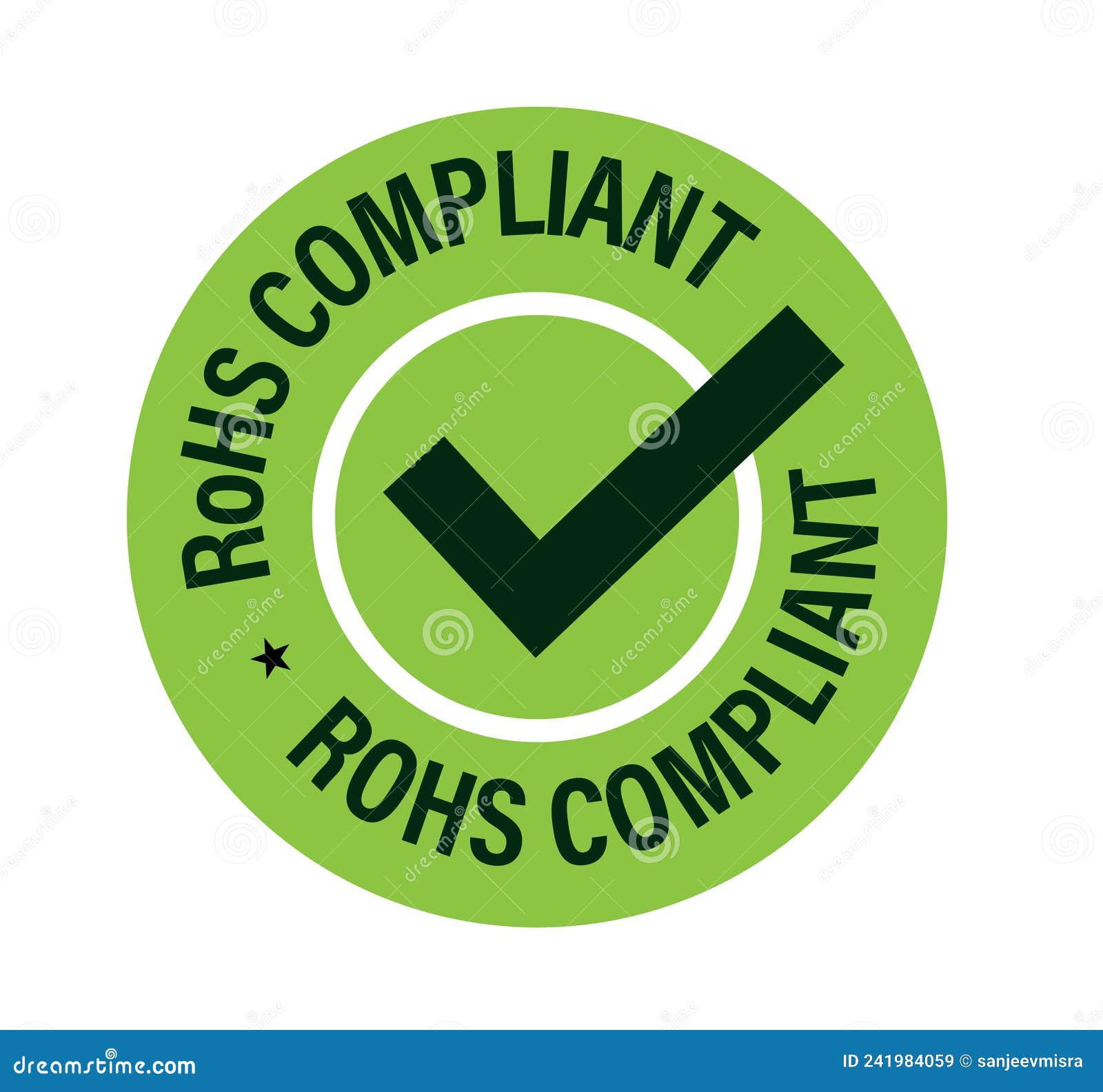 Rohs Compliant Symbol Icon Royalty-Free Illustration | CartoonDealer ...