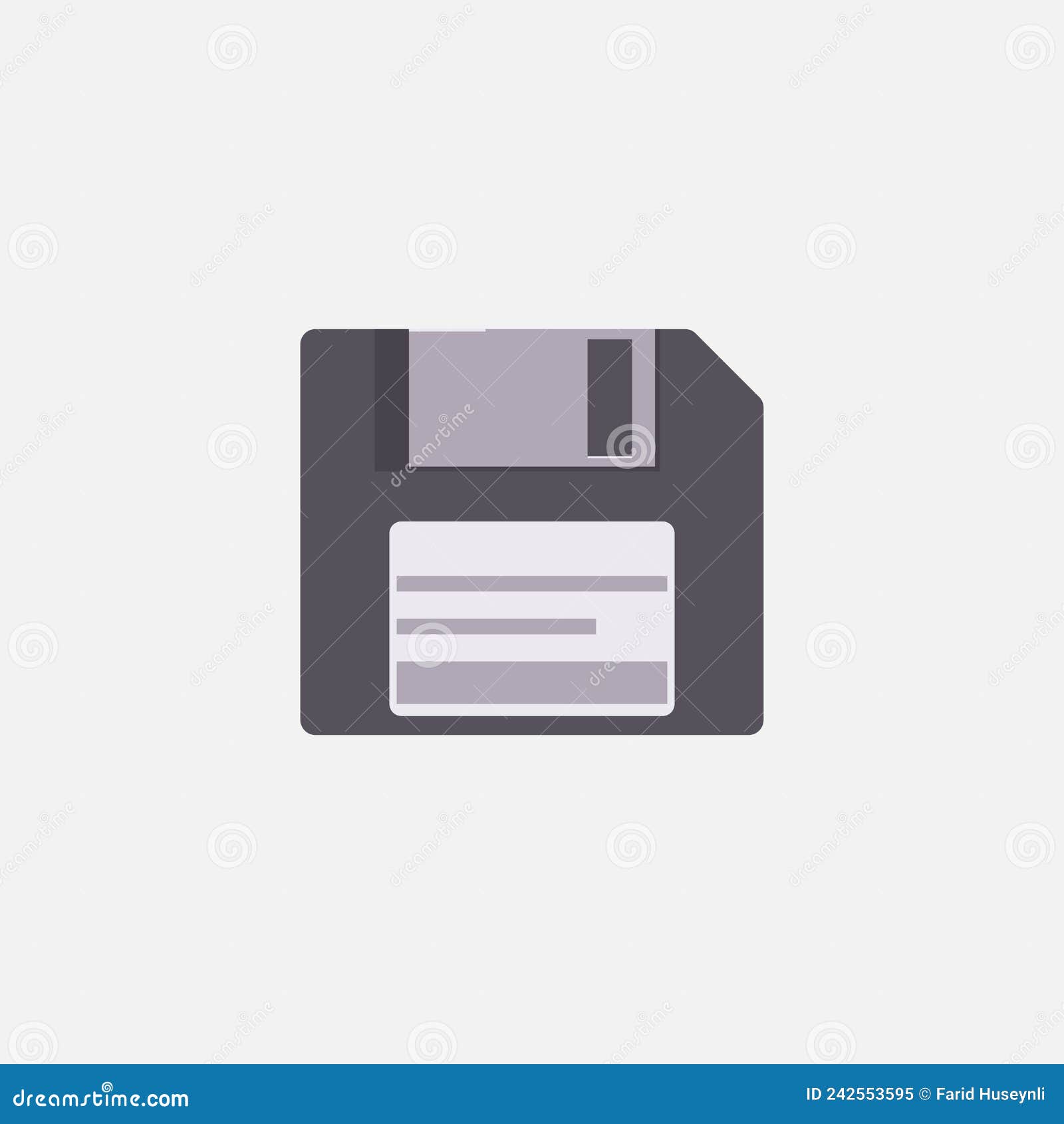 Diskette Vector Illustration, Diskette Flat Icon Stock Vector ...