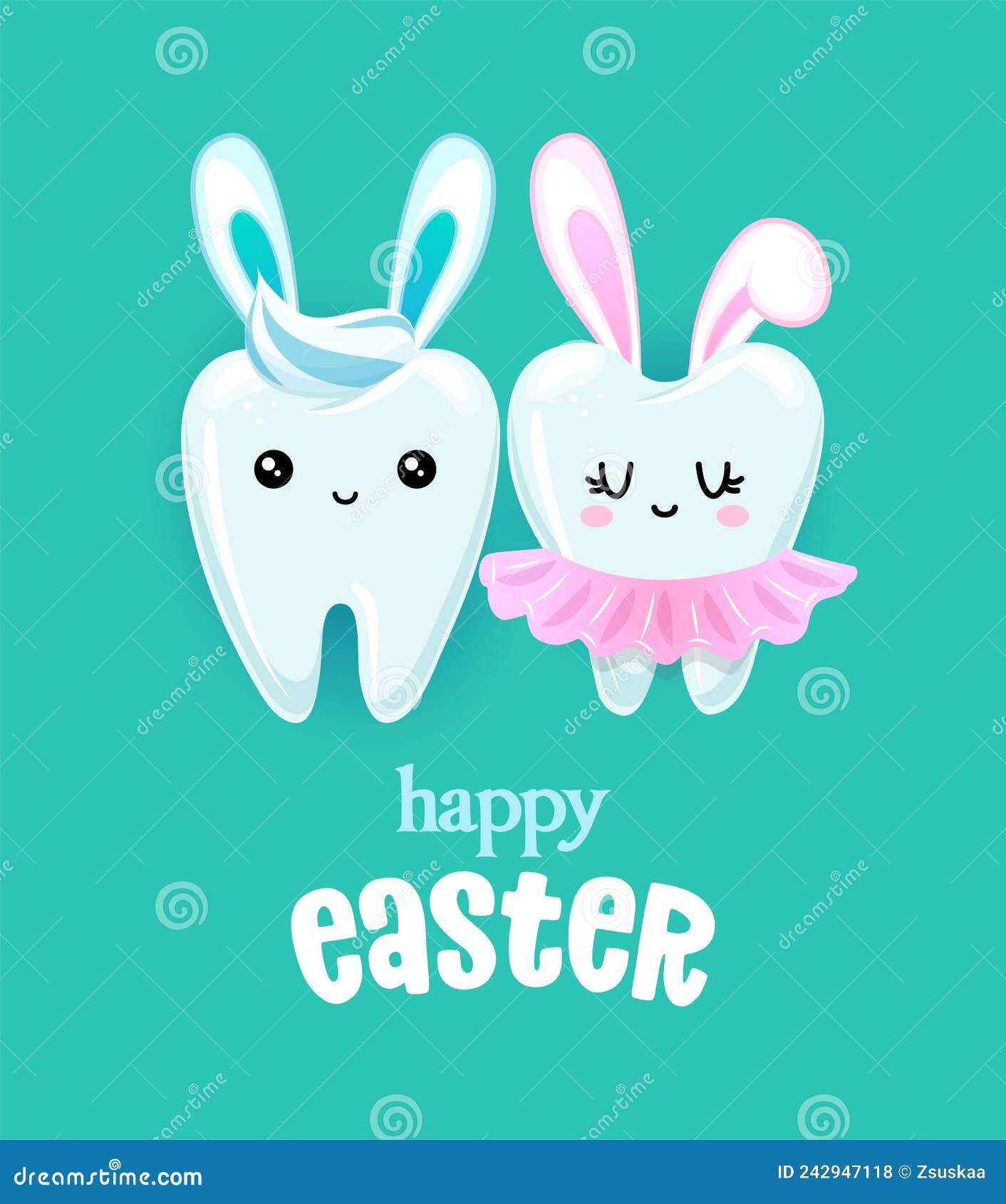 Easter Tooth Kids Maze Game Illustration In Cartoon Style ...
