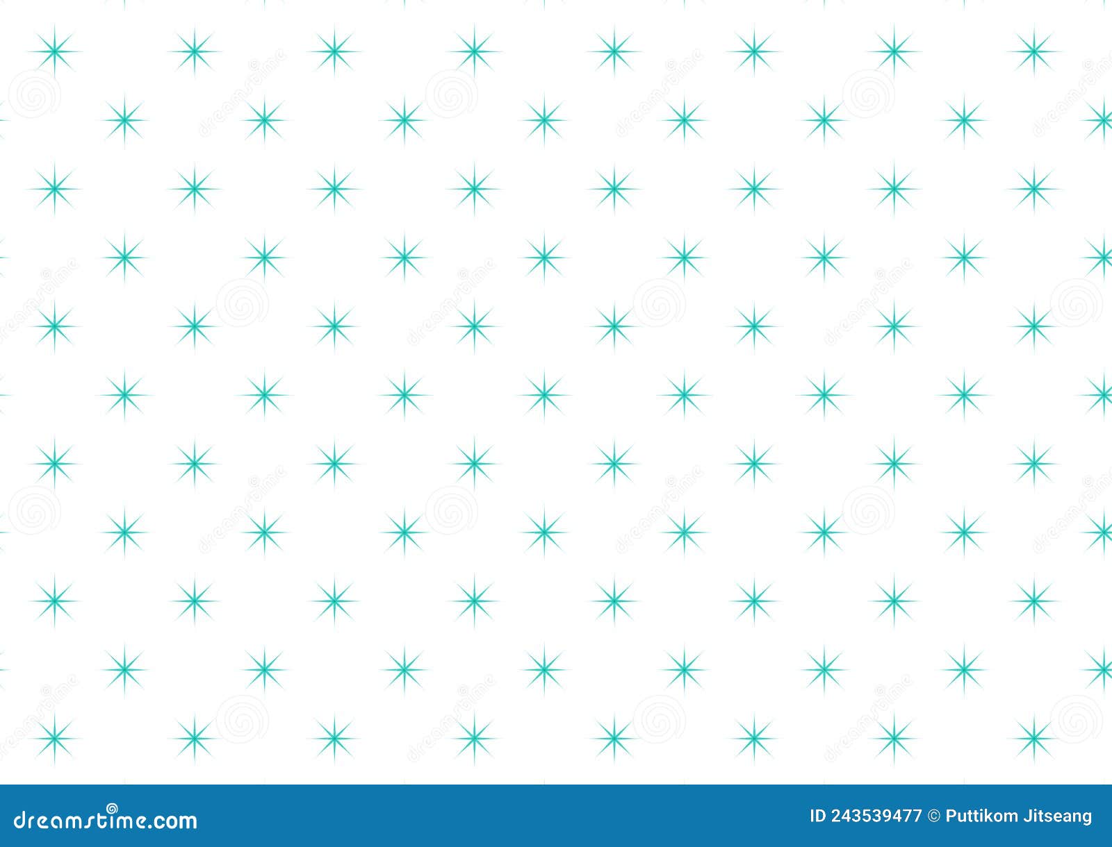 Clean Green Star Seamless Background Pattern Stock Vector ...