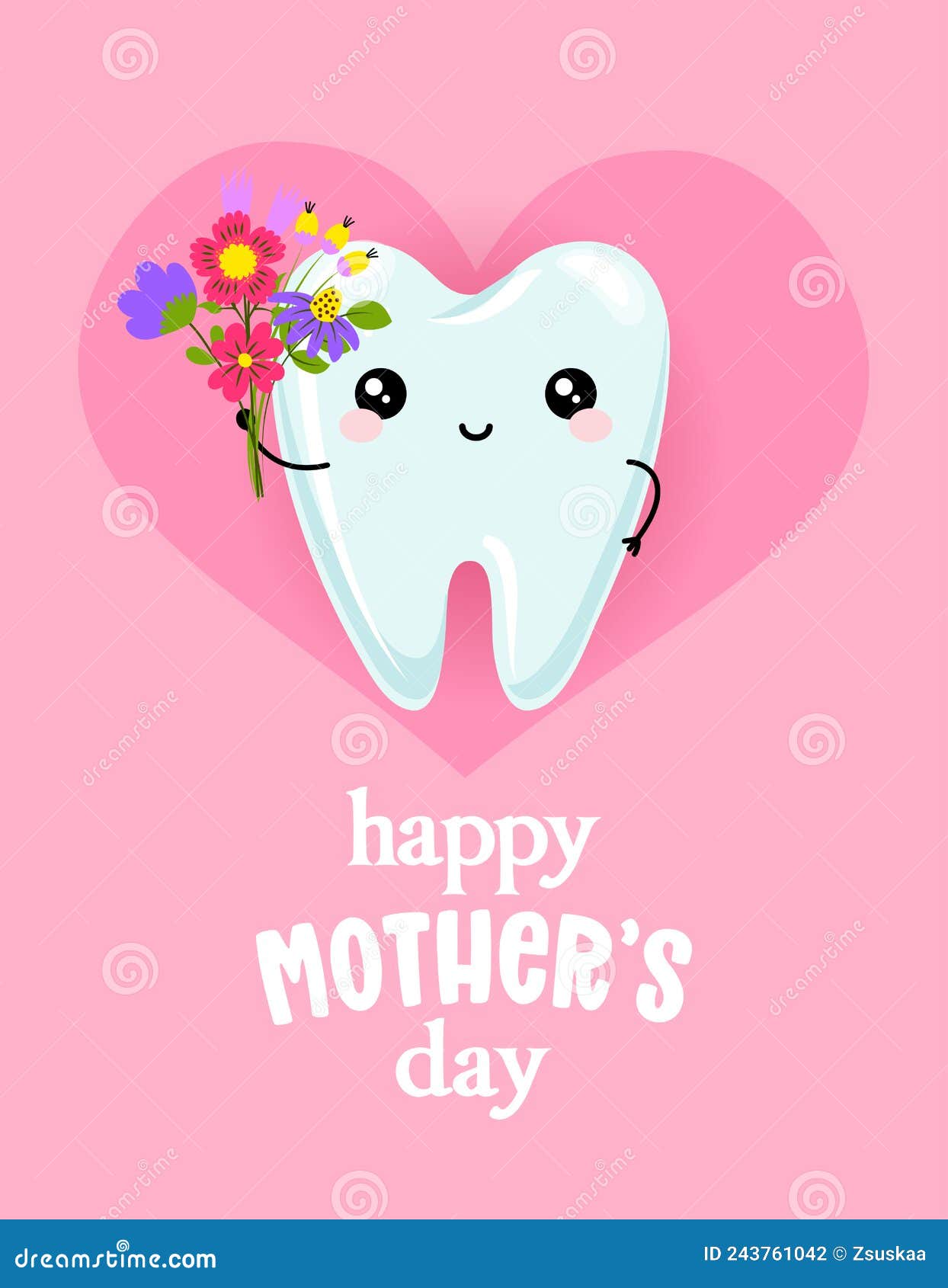 Tooth Family Emoji Vector Design. Happy Teeth Family Of Mommy, Daddy ...