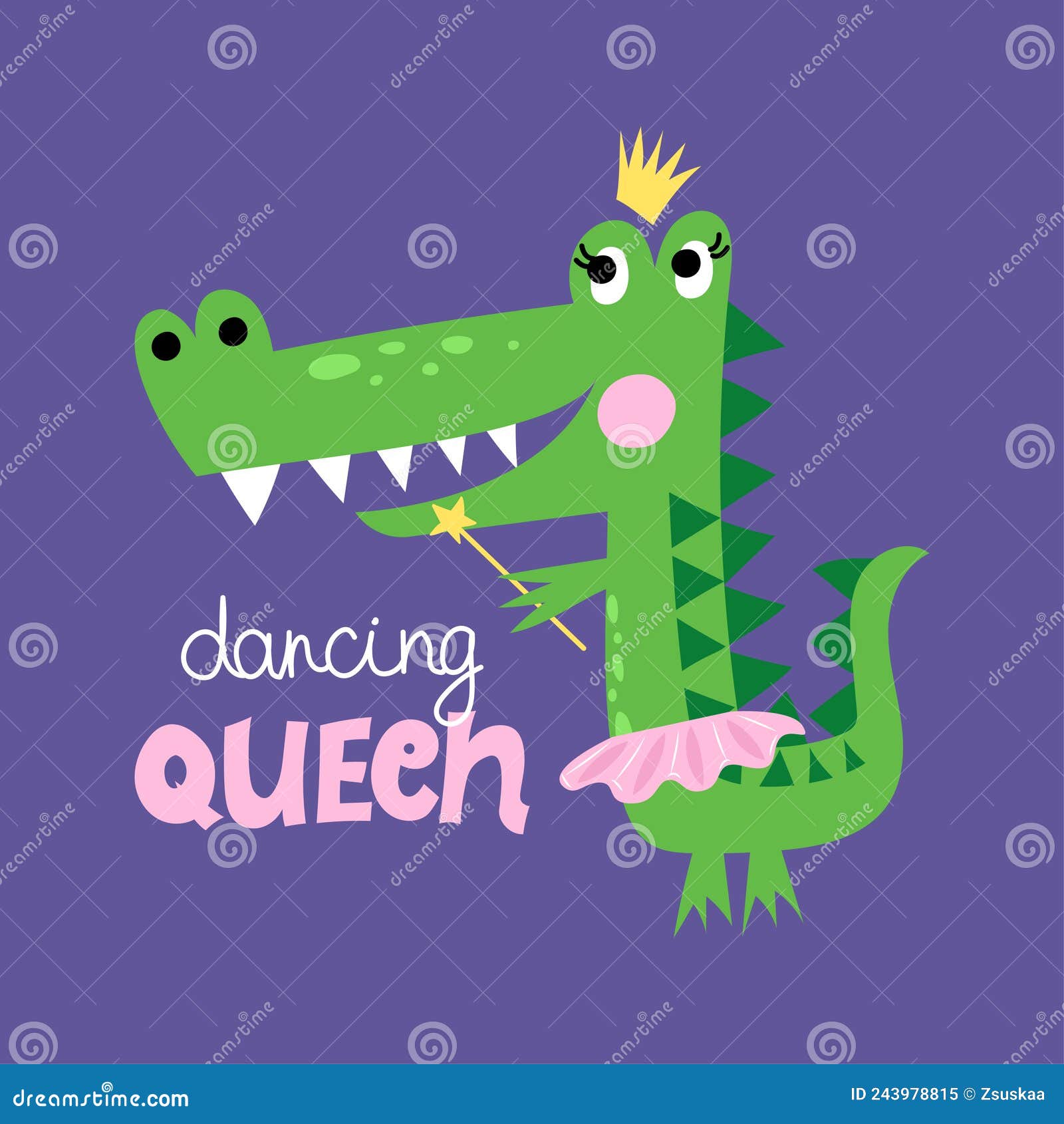 Dancing Queen Raising Her Arms Cartoon Vector | CartoonDealer.com #61459383