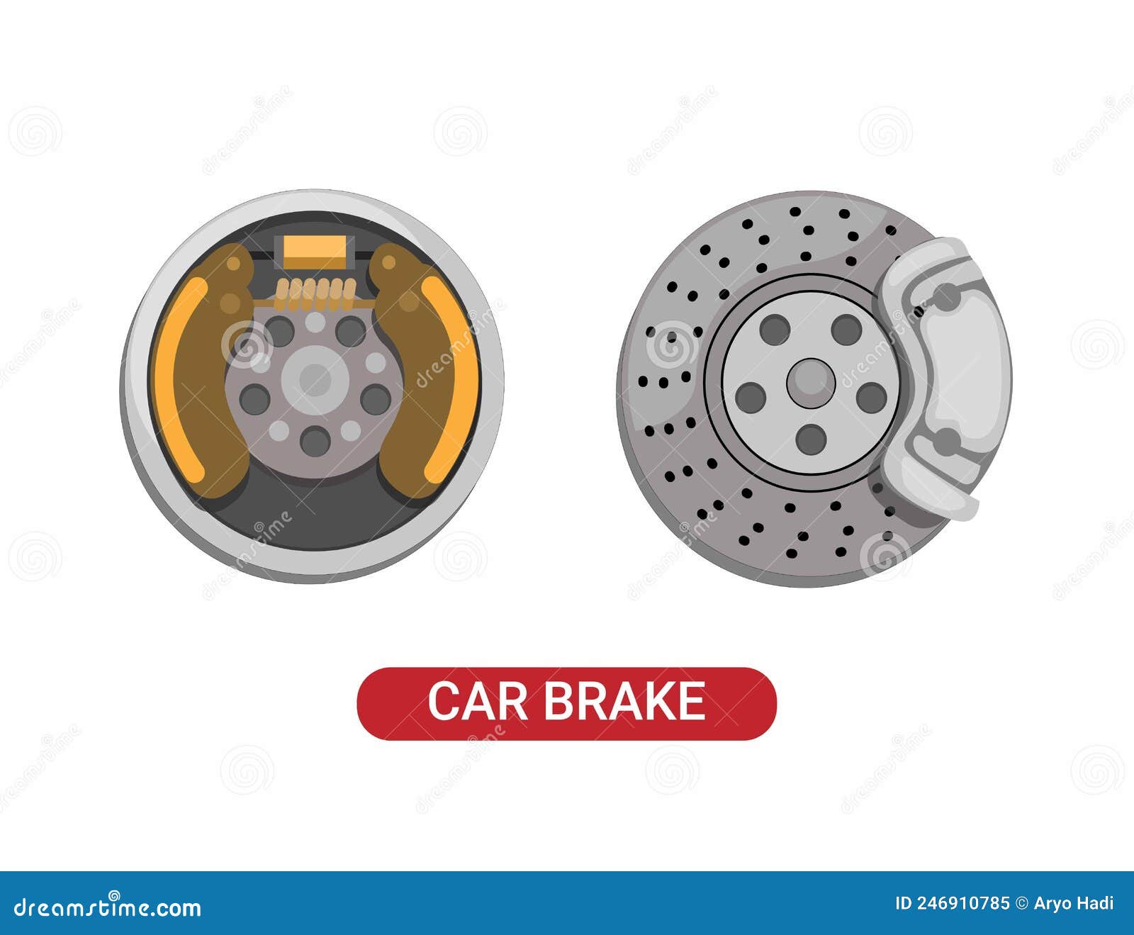 Tem-tam Drum, Part Of Musical Instruments Set Of Realistic Cartoon ...