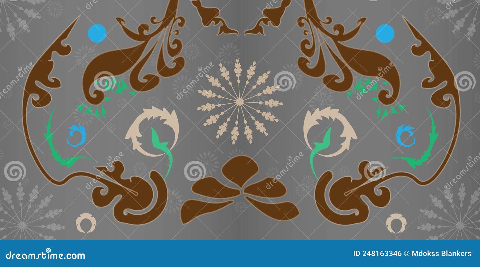 Batik Textile Design. Consists of Leaf and Flower Patterns Stock ...