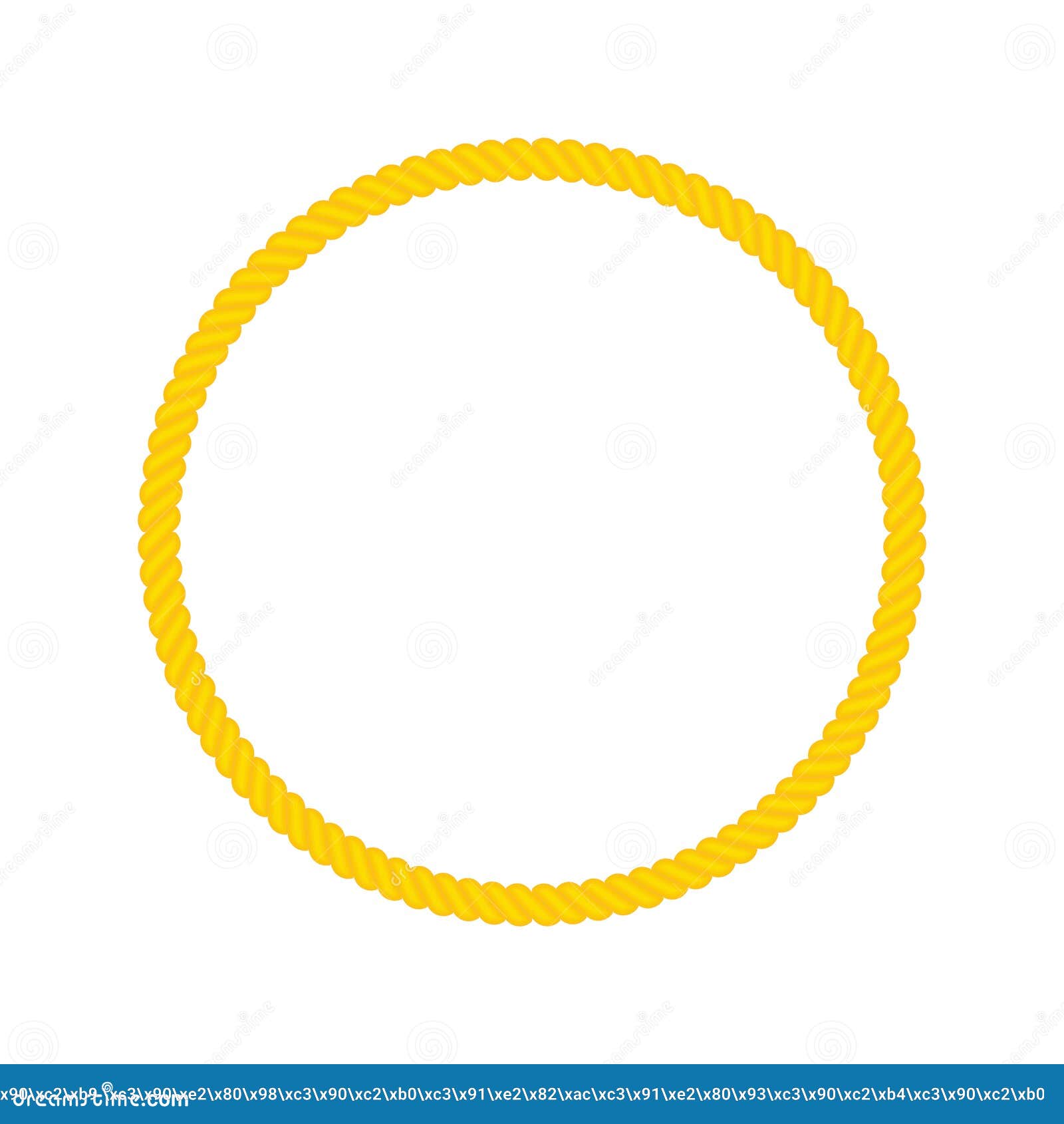 Circular Yellow Warning Protective Earth Ground Symbol Sign. Vector ...