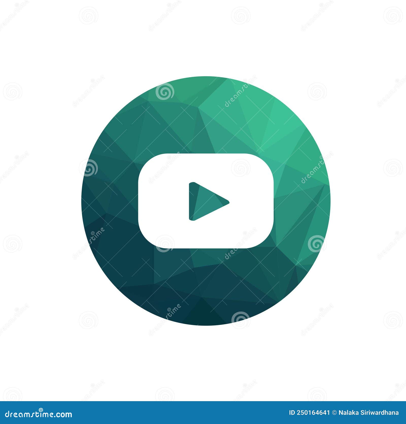 YouTube Logo Round Icon Isolated on White Background. Editorial Photo ...