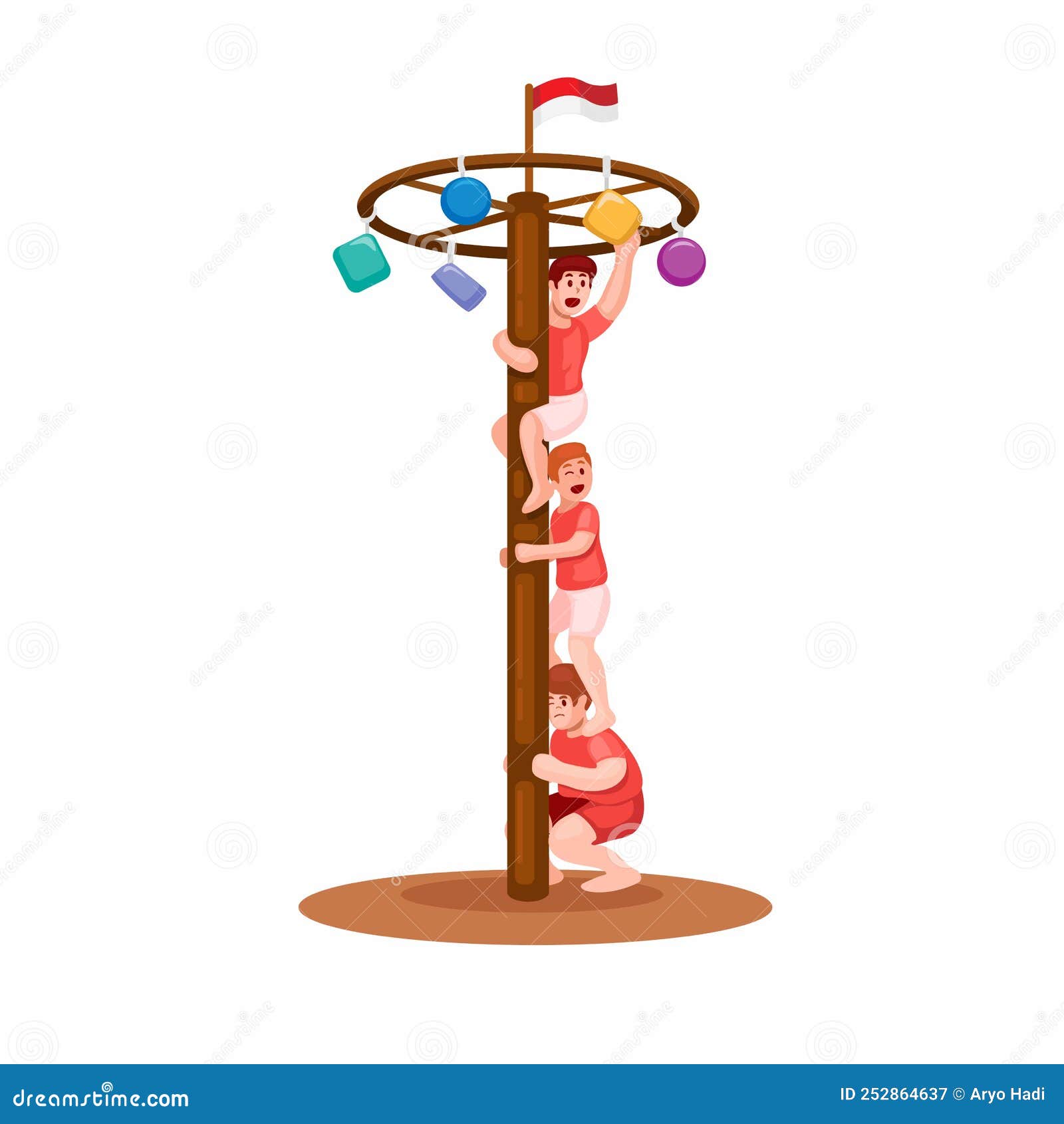 Panjat Pinang is Pole Climbing Game To Celebrate Indonesian ...