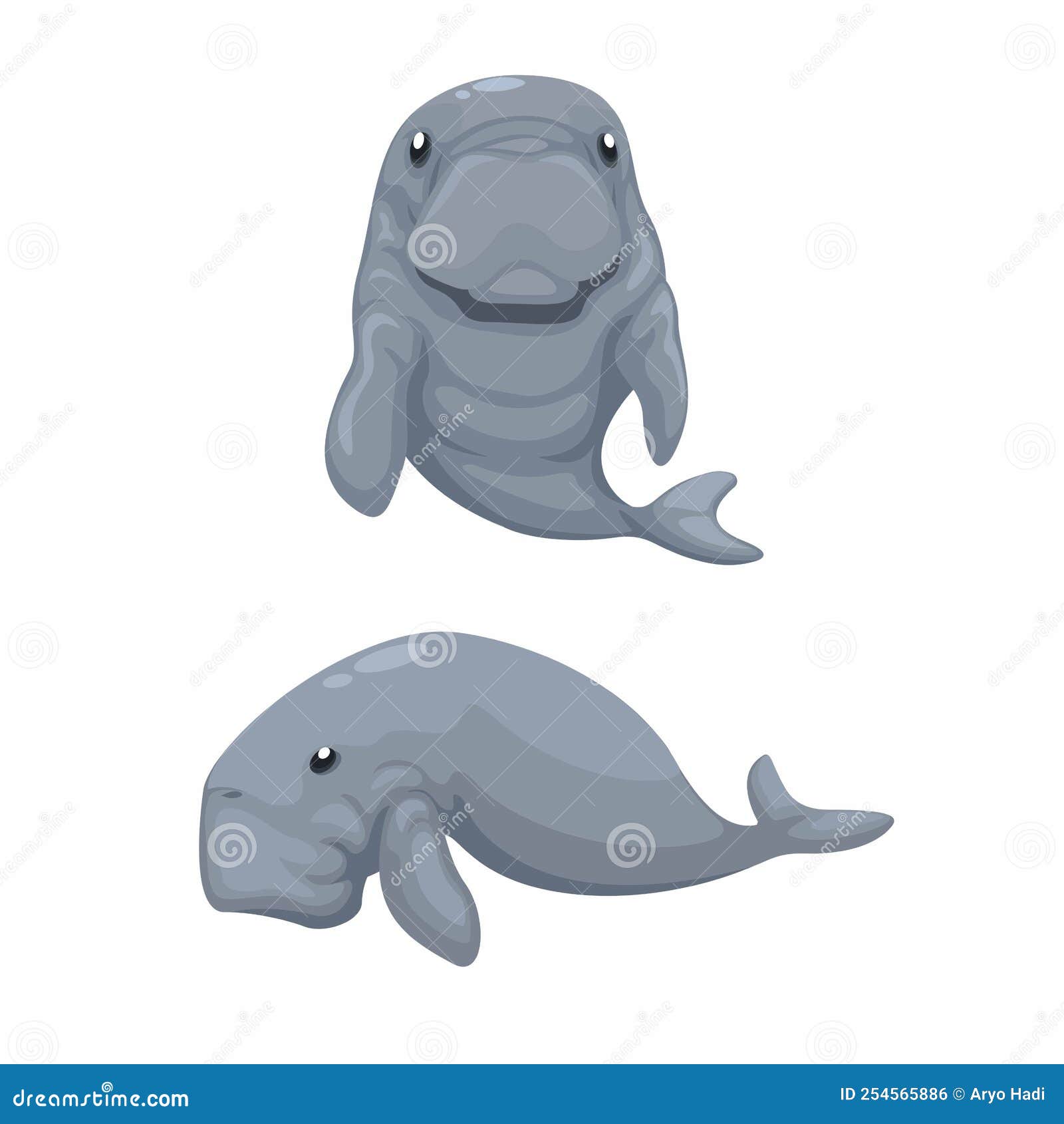 Cute Dugong Drawing