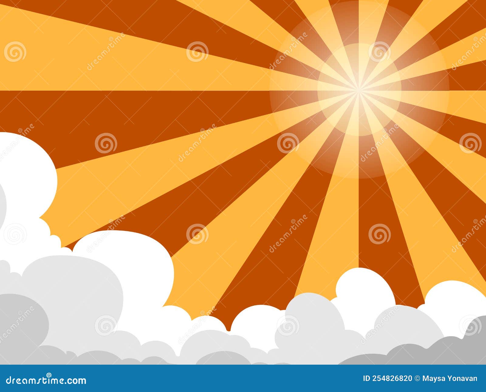 Sunrise Abstract Colorful Backgrounds Stock Illustration - Illustration ...