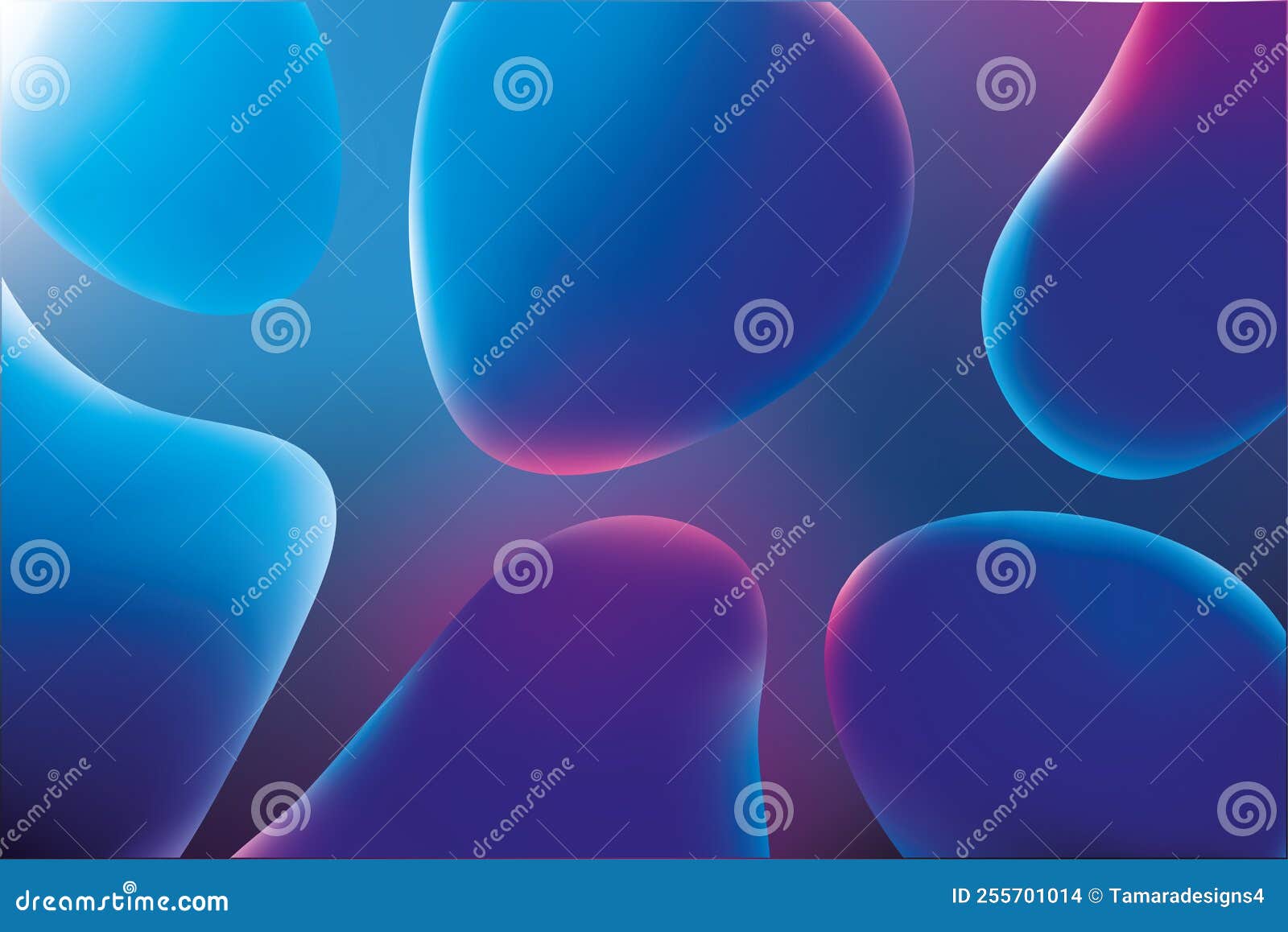 Gradient 3D Shapes Abstract Background Stock Vector - Illustration of ...