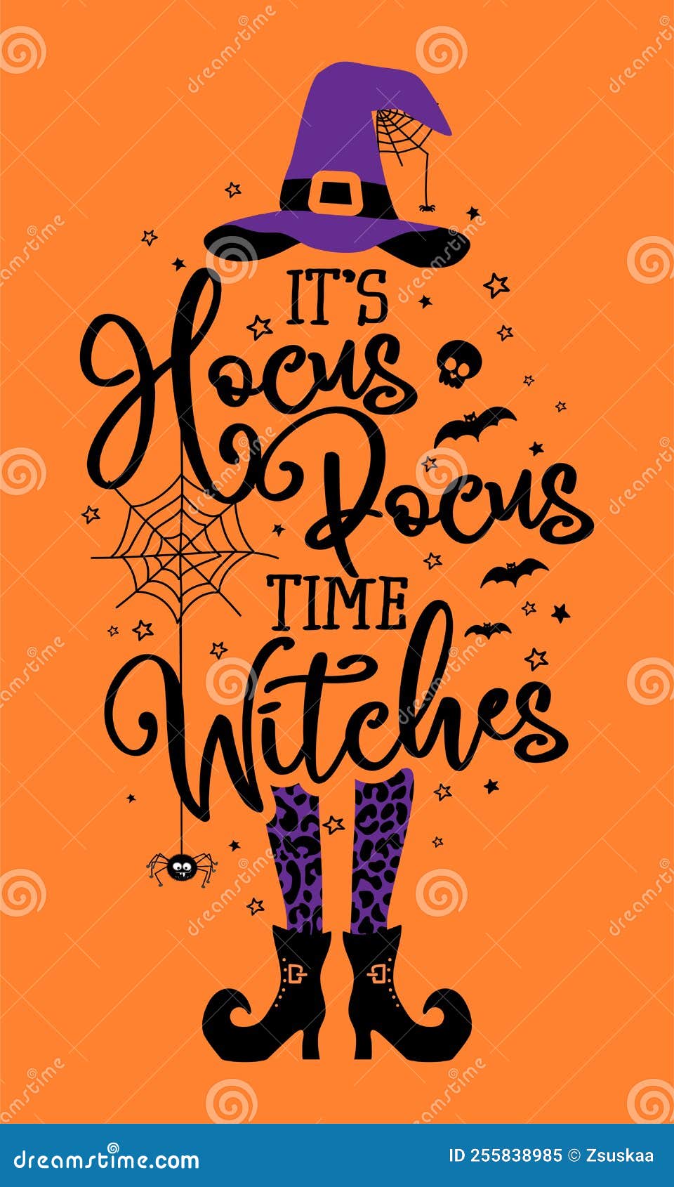 Hocus Pocus Lettering Vector Illustration | CartoonDealer.com #136419172