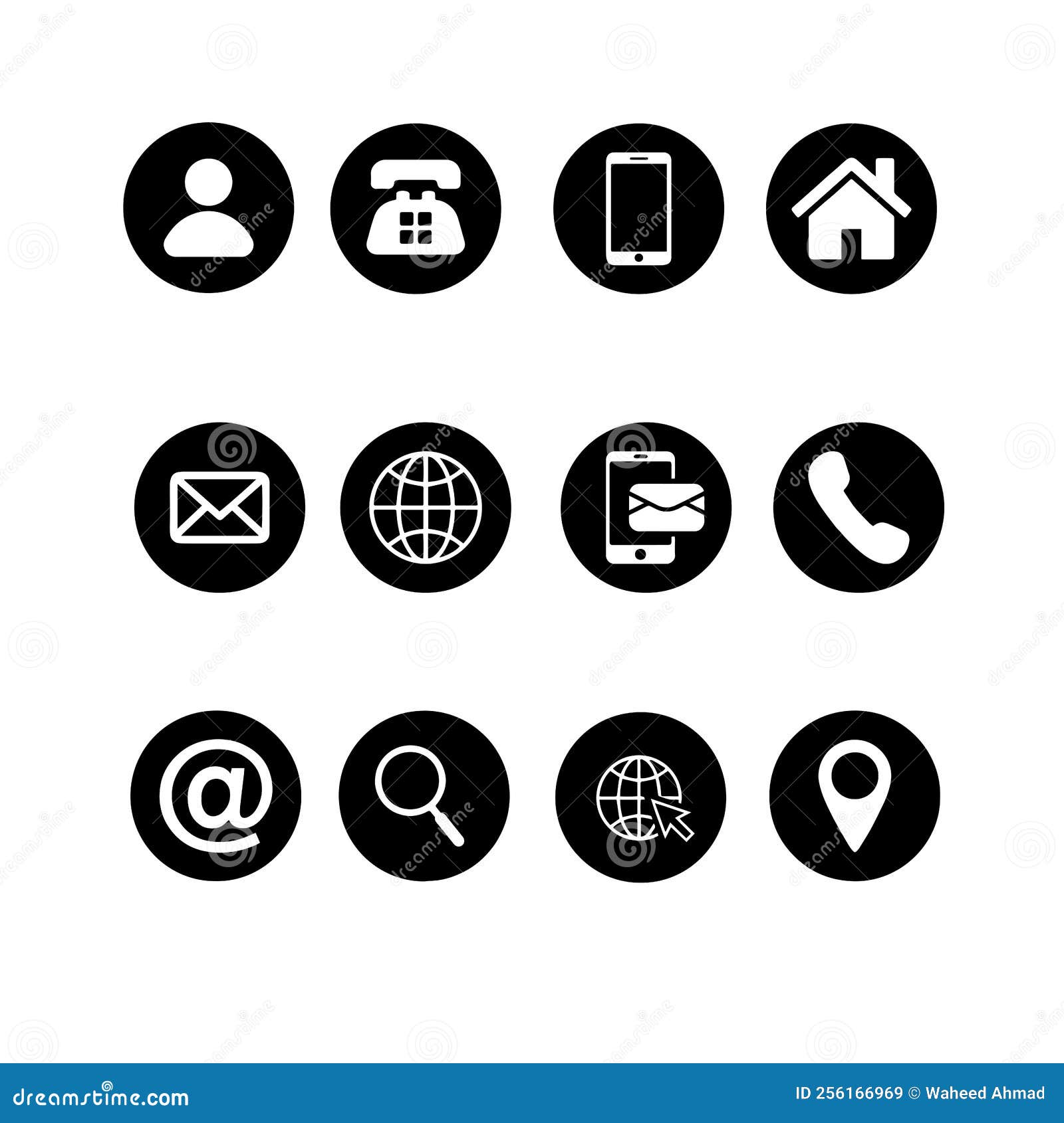 Set of icons for media stock illustration. Illustration of icons ...