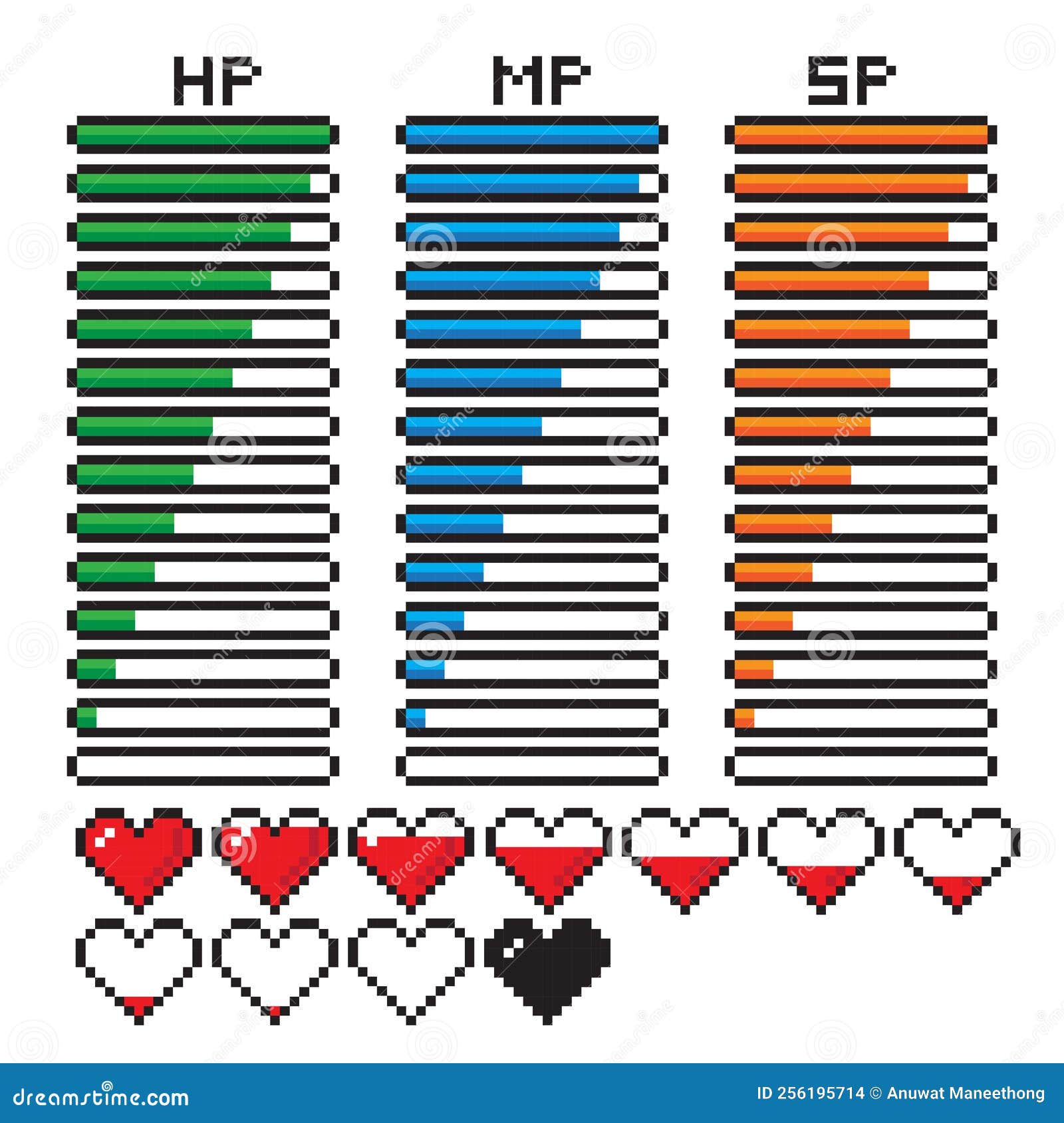Pixel Art Scale Illustration Vector For Game Design | CartoonDealer.com ...