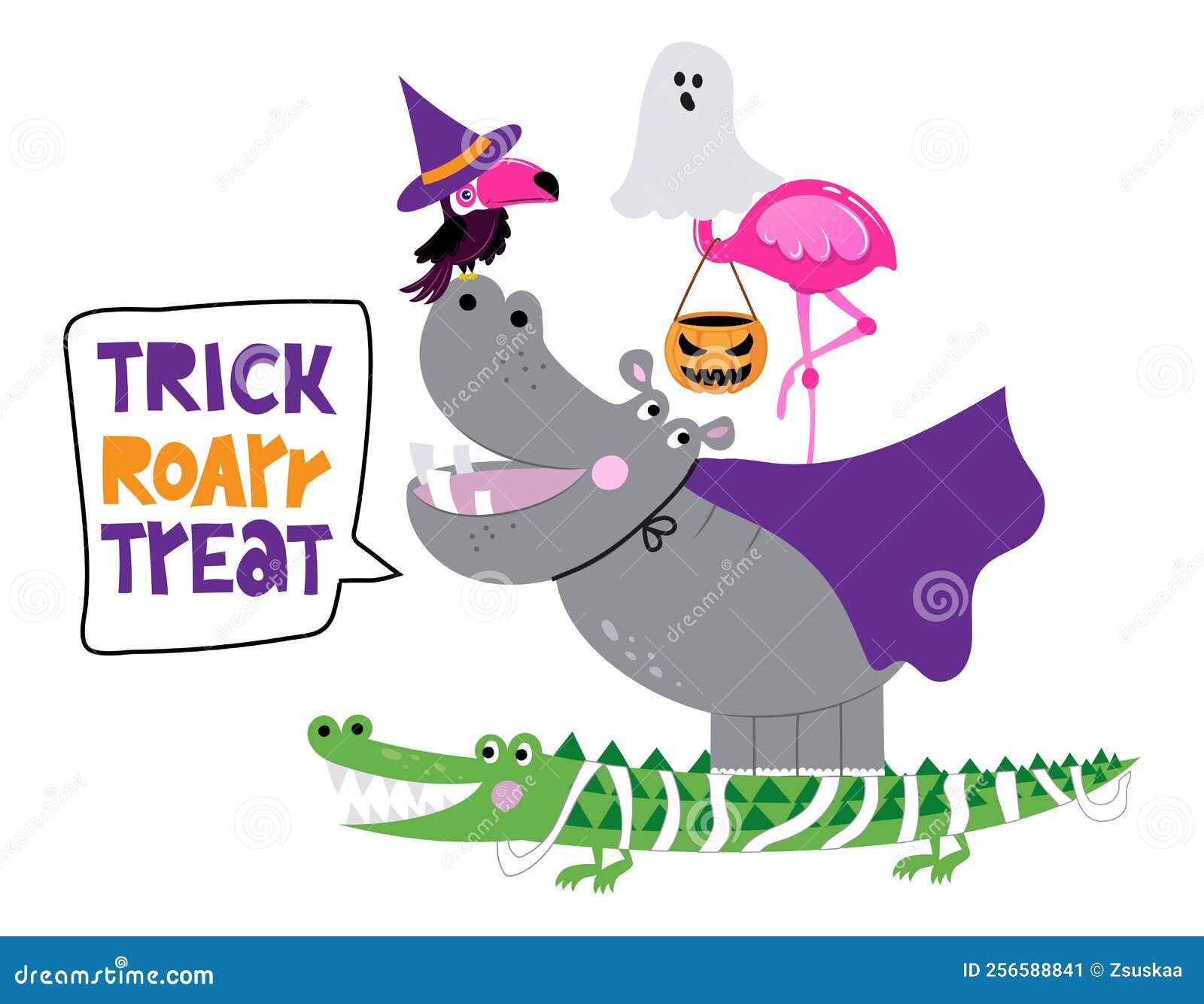 Fox Saying Rawr. 3d Effect Character With Speech Bubble Cartoon Vector ...