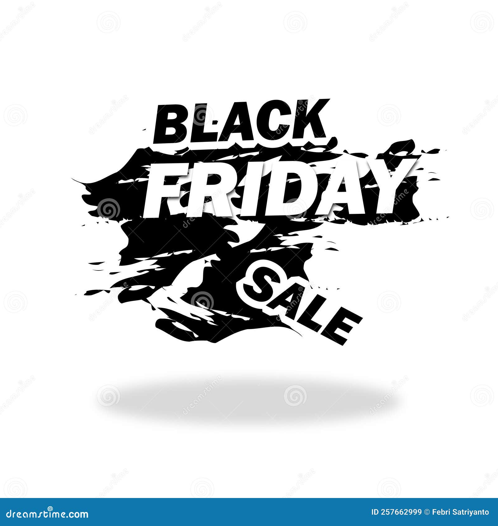 Black Friday Sale Splash Promotion Tag Label Stock Vector ...