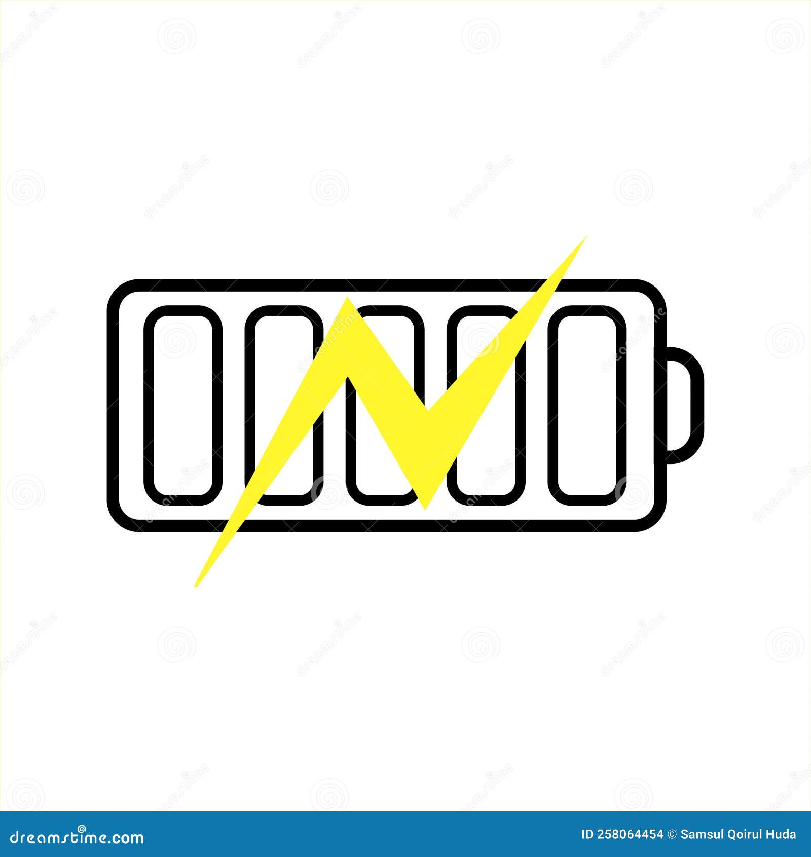 Art & Battery Load Icon Stock Vector - Illustration of charger ...