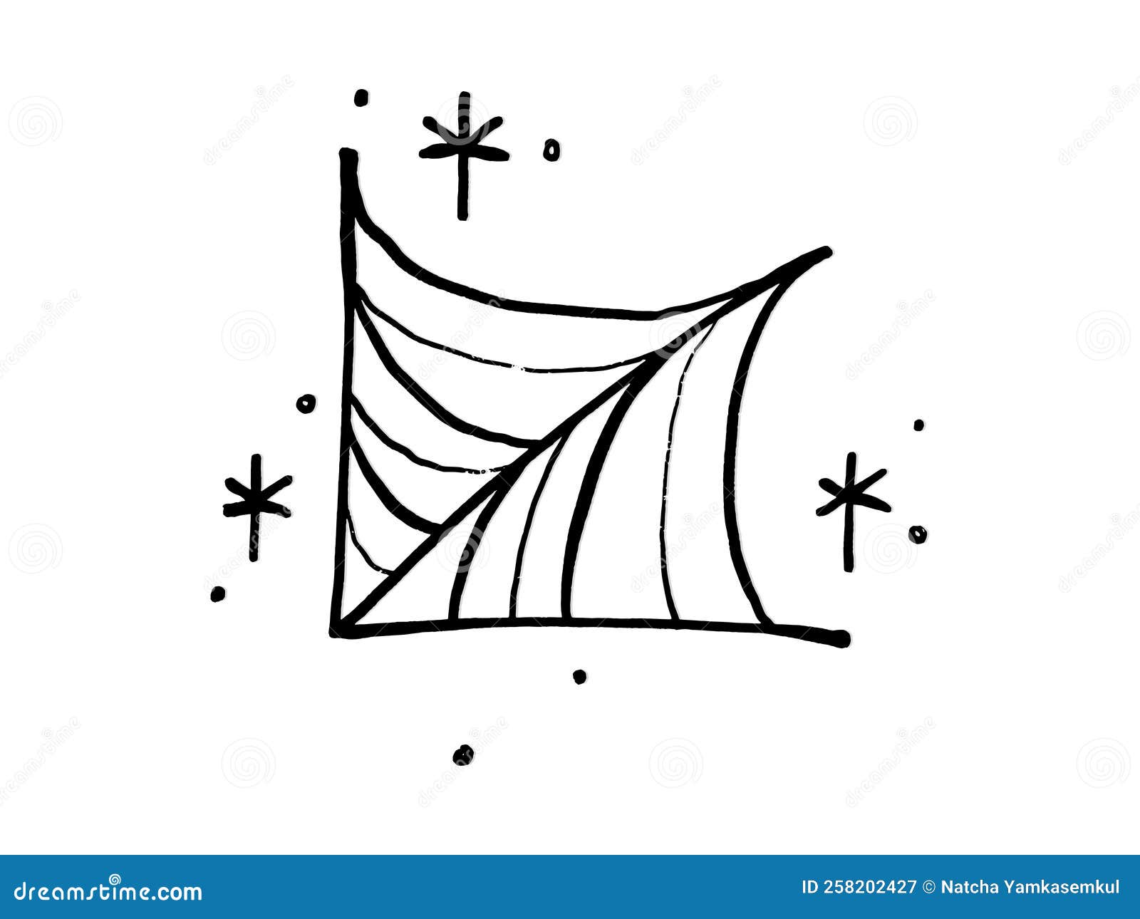 Spider Web Illustration for Halloween Day Poster Advertising ...